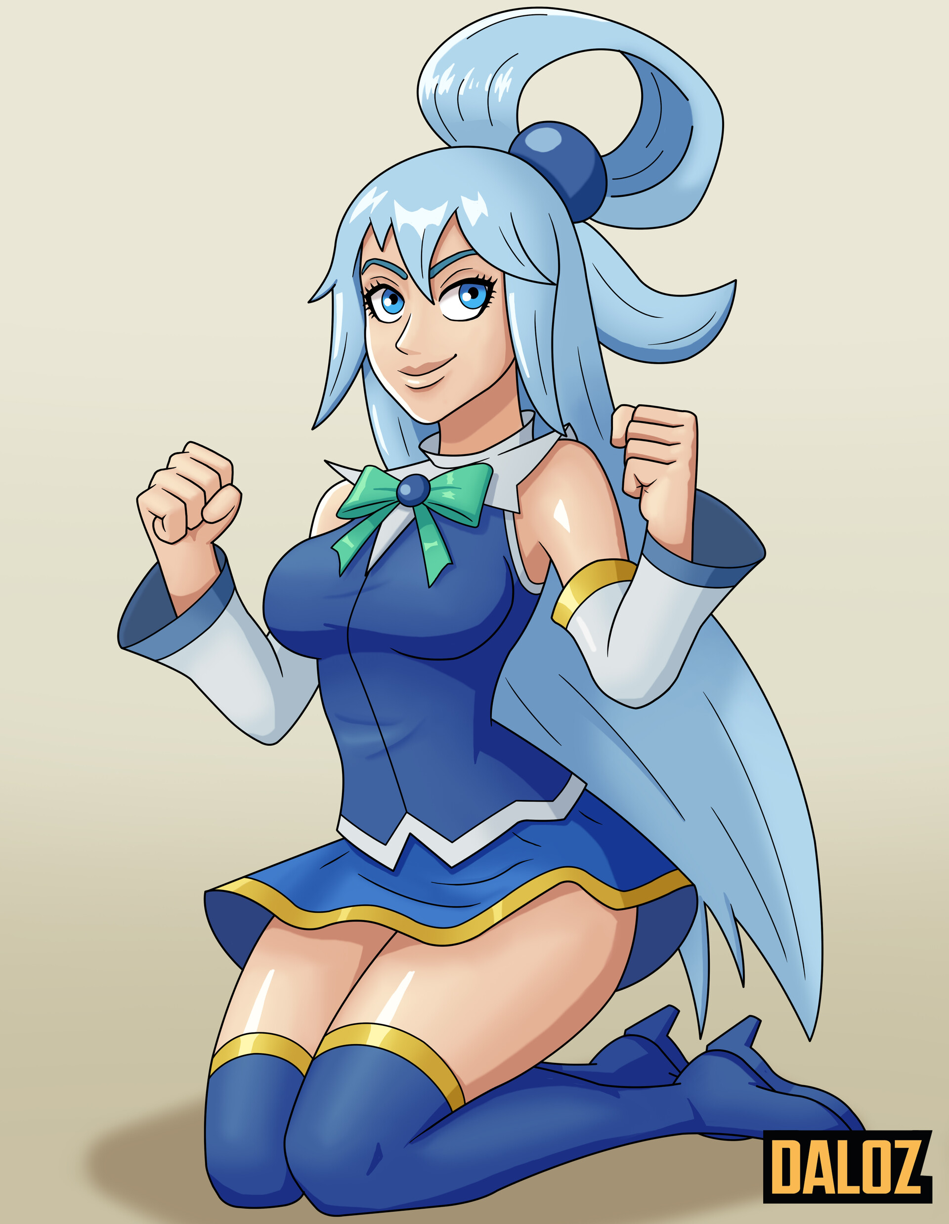 Artstation Aqua Konosuba