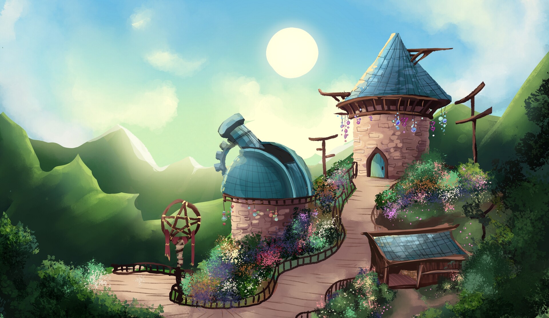 ArtStation - Wizard's Tower Exterior