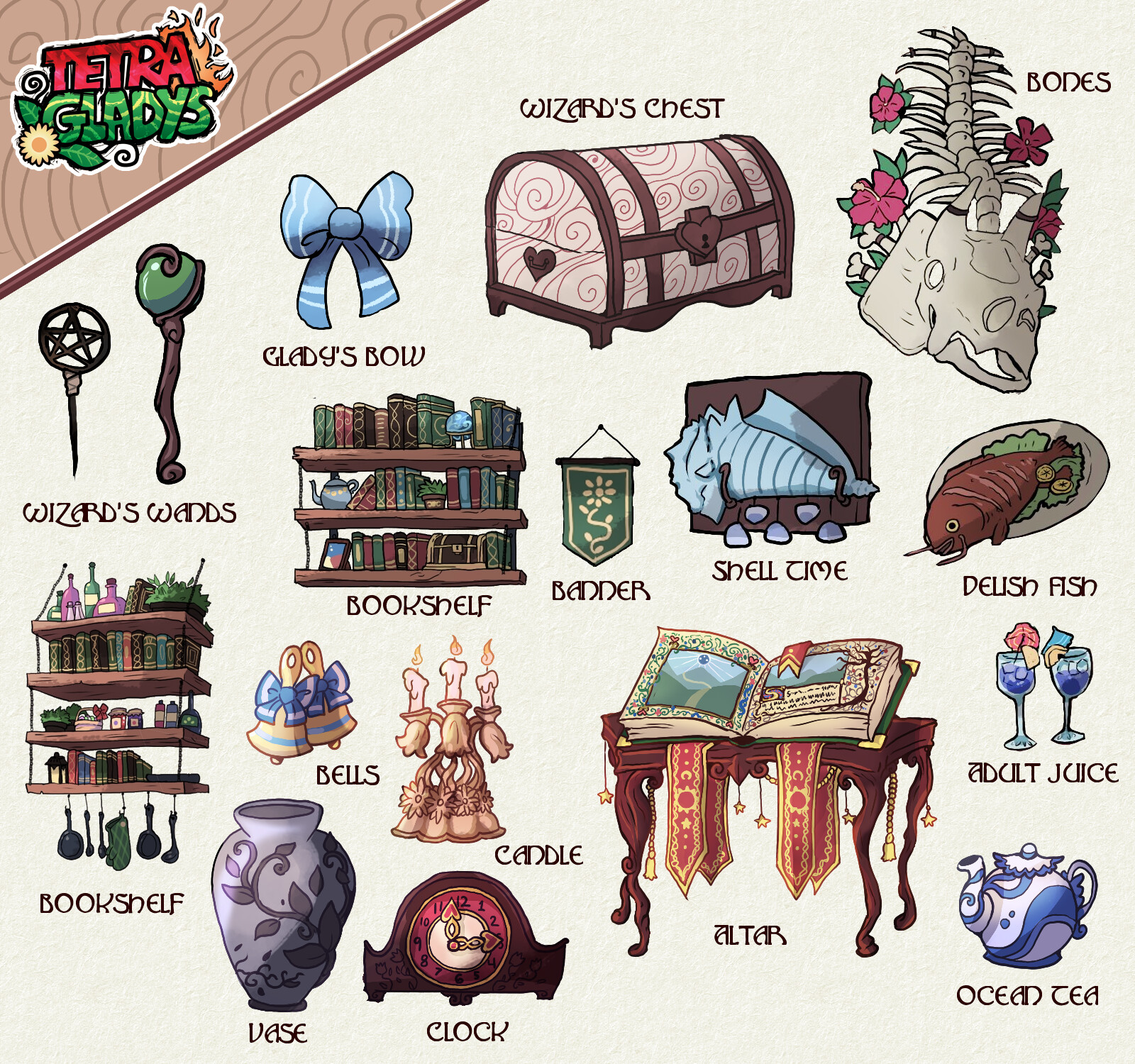 ArtStation - Misc. Tetragladys Props 1