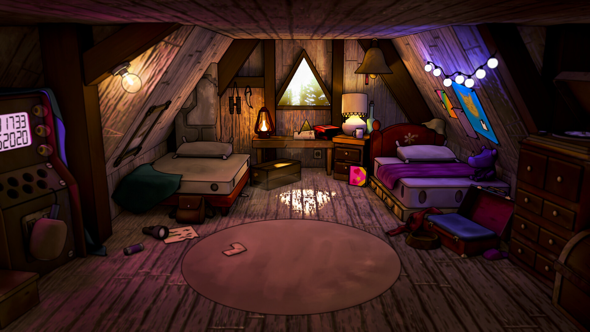 ArtStation - Gravity Falls Room.