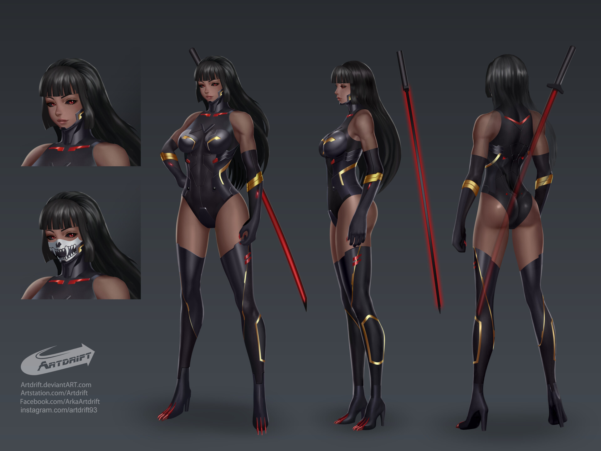 ArtStation - Character sheet commission