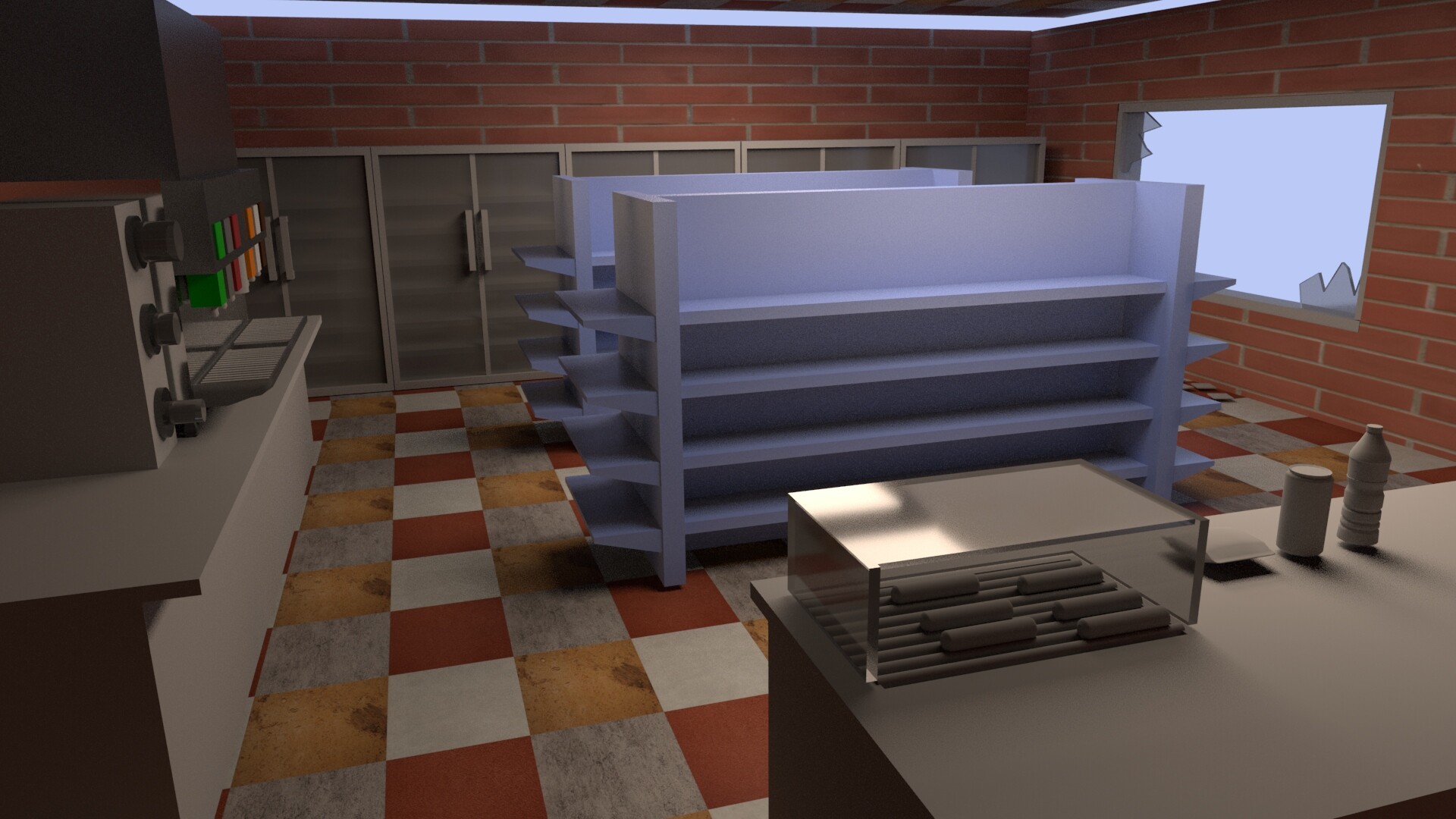 ArtStation - Updated Gas Station