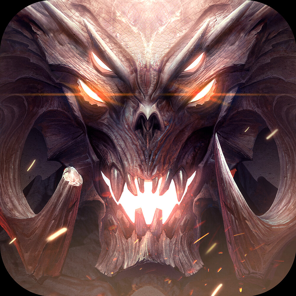 ArtStation - 《Dark Nemesis》游戏 APP ICON设计-模型精修