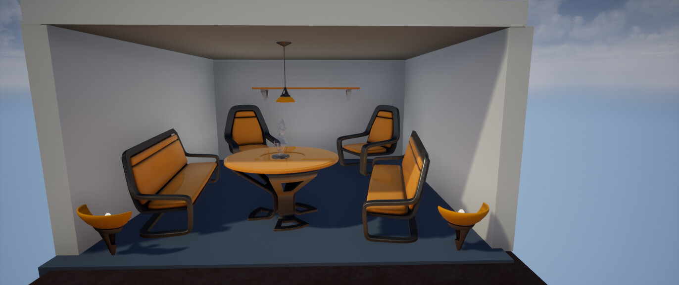 ArtStation - The lounge room