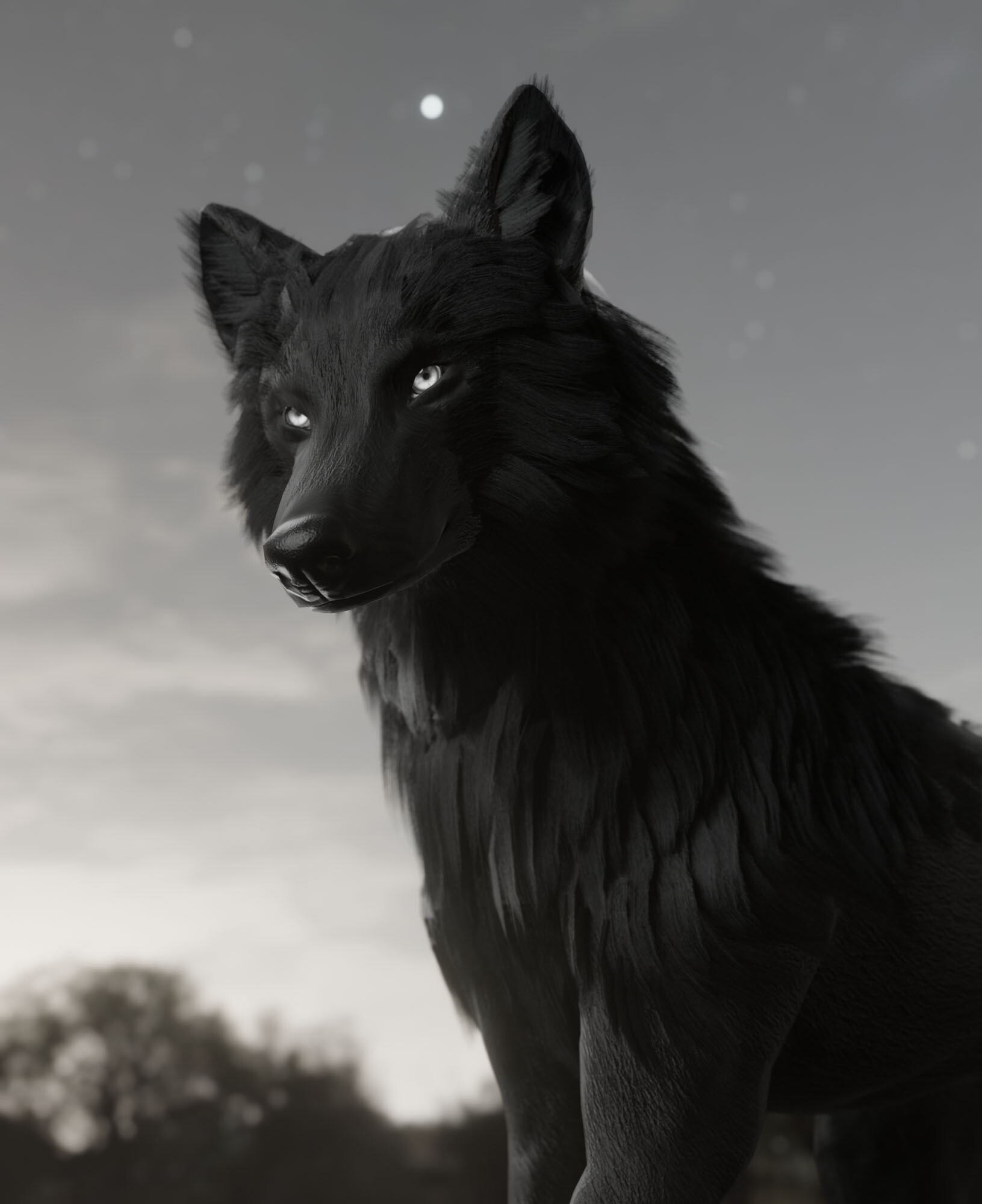 ArtStation - Dark Wolf