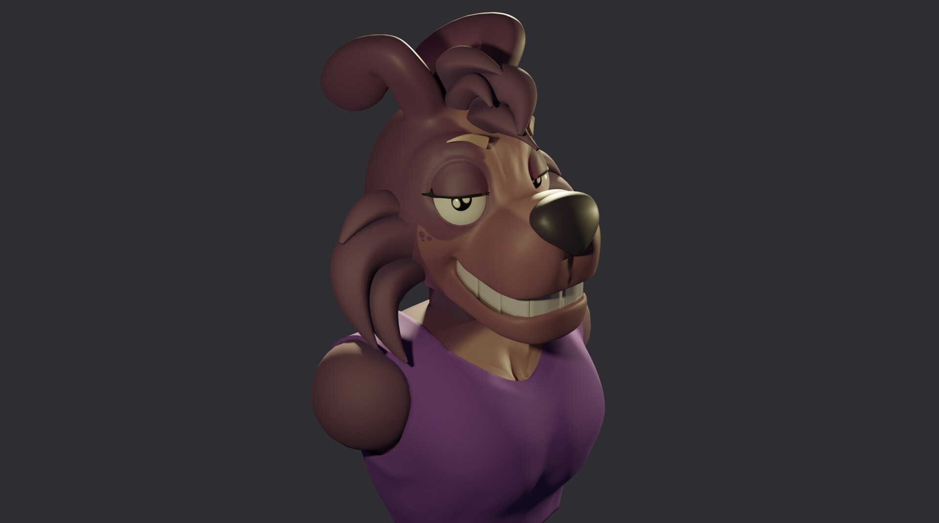 Alwyn Curnow - Nera Cartoon Style Character Sculpt
