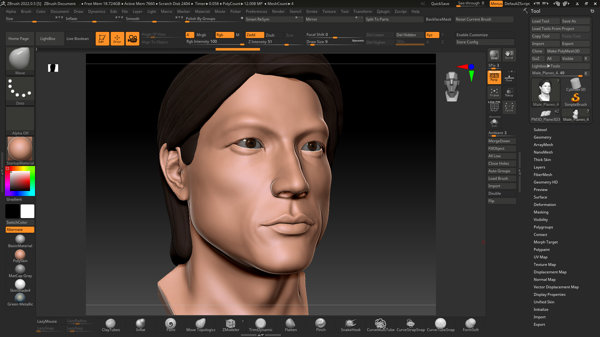 ArtStation - Male Head Practice