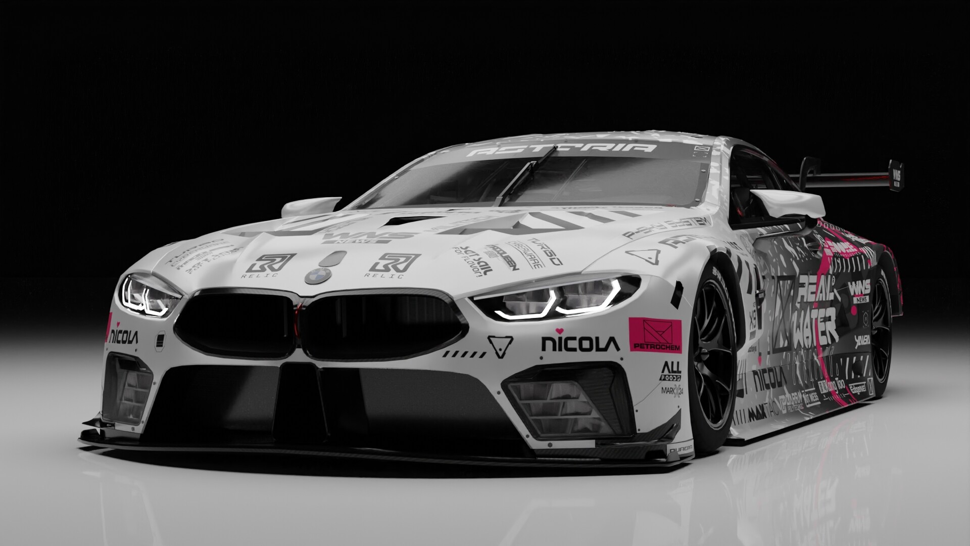 ArtStation - BMW M8 GTE Cyberpunk 2077 Real Water runoff livery