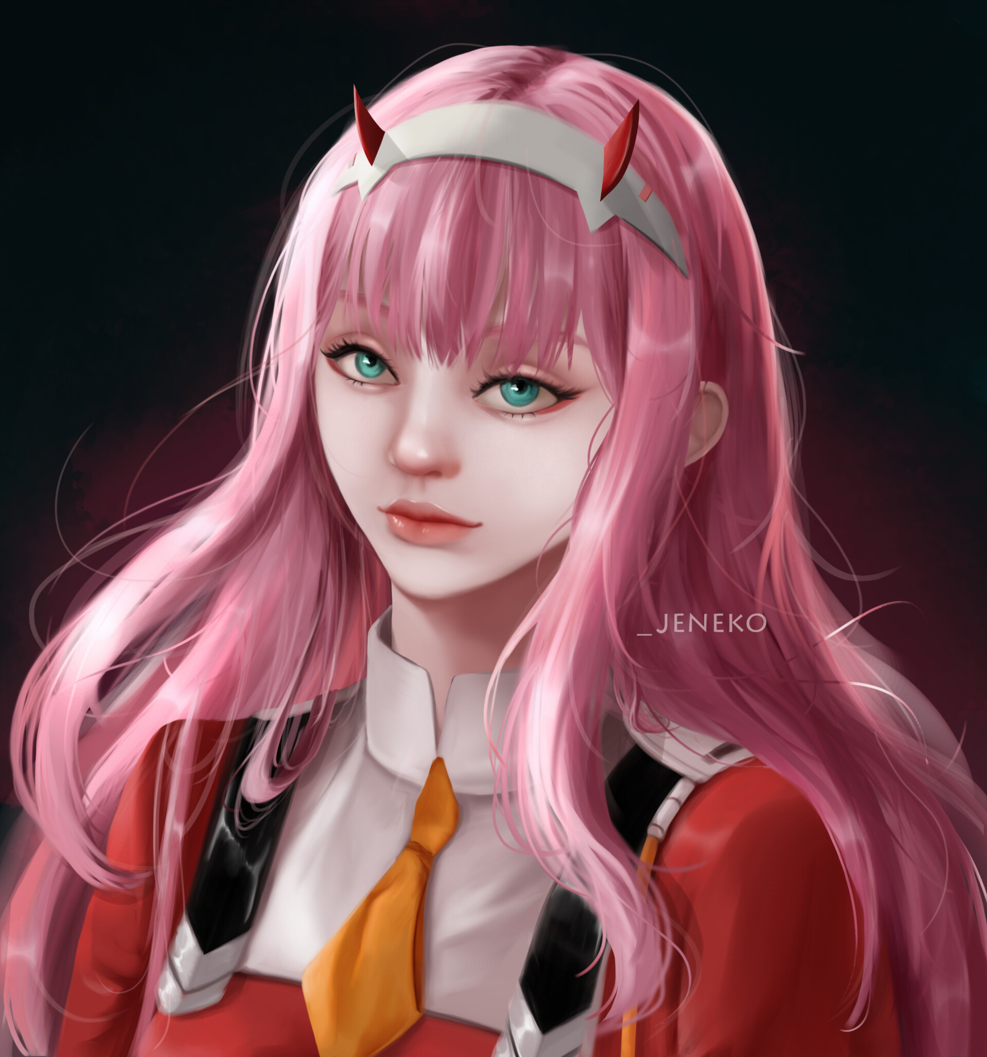 ArtStation - 02 from darling in the franxx