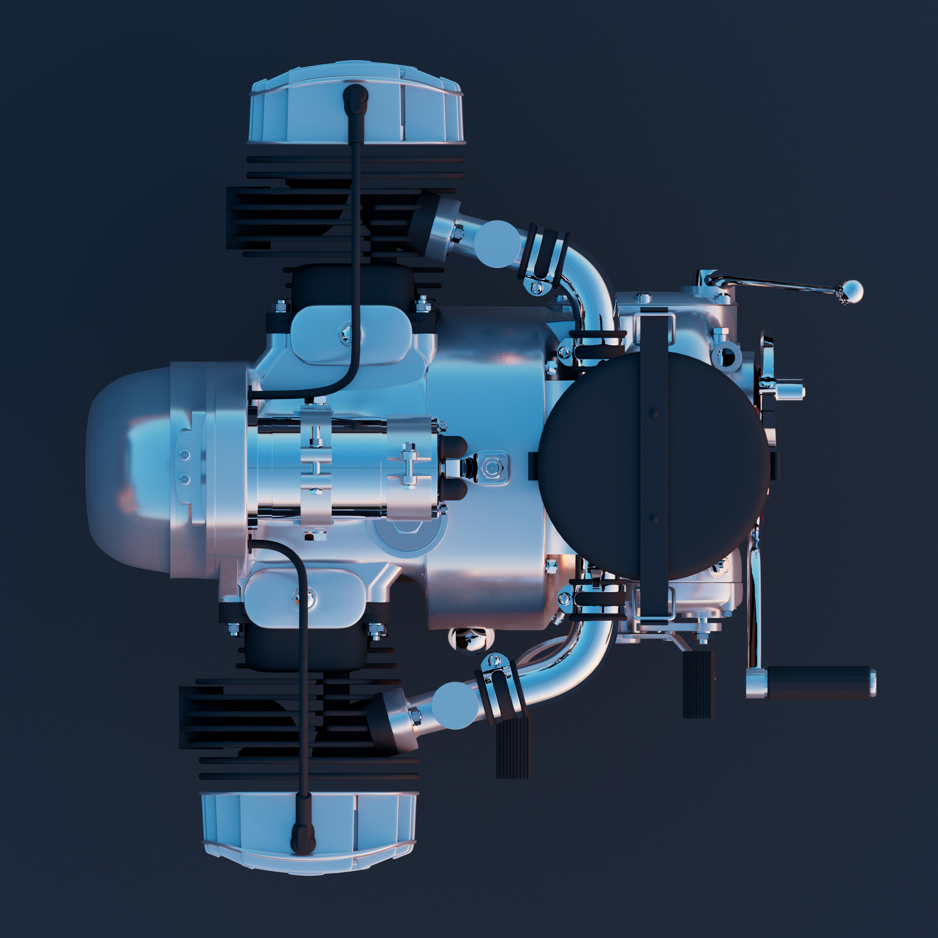 Tushar Takalkar - Dnepr M-72 Motorcycle 3D Model