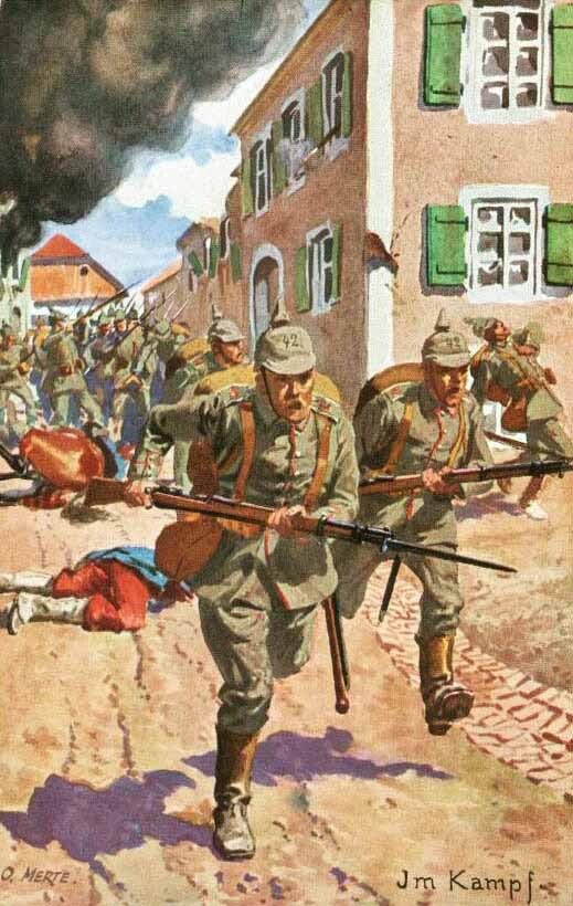 ArtStation - German soldiers in battle