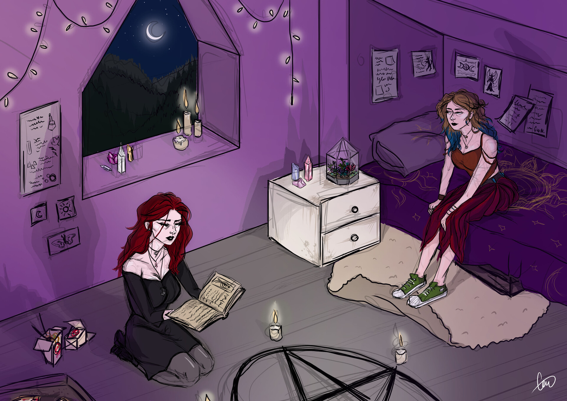 ArtStation - Witches night