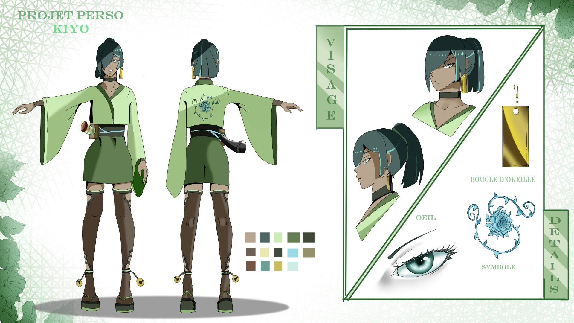 ArtStation - Planche de Chara-design : Kiyo