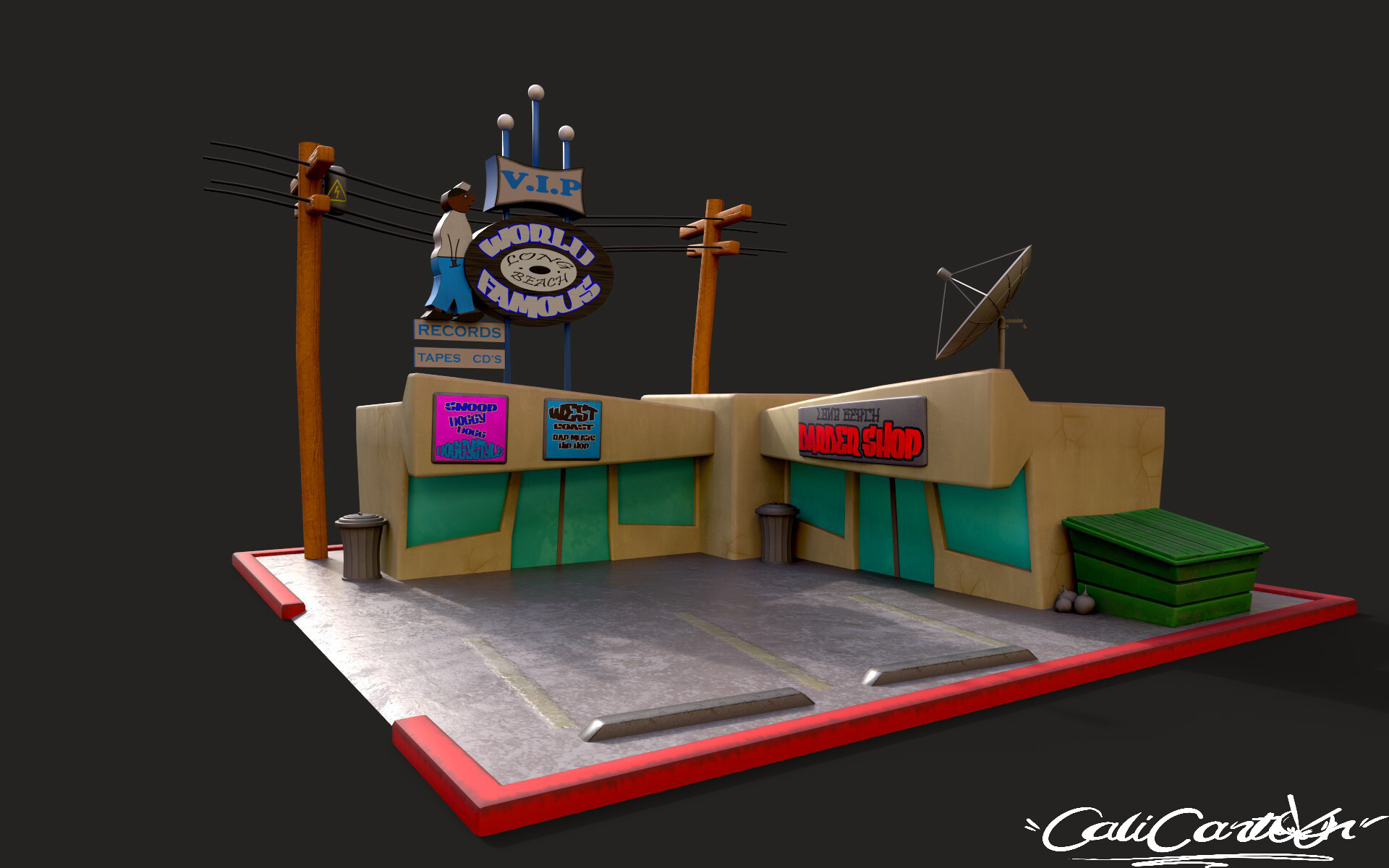 ArtStation - Vip Records Long Beach