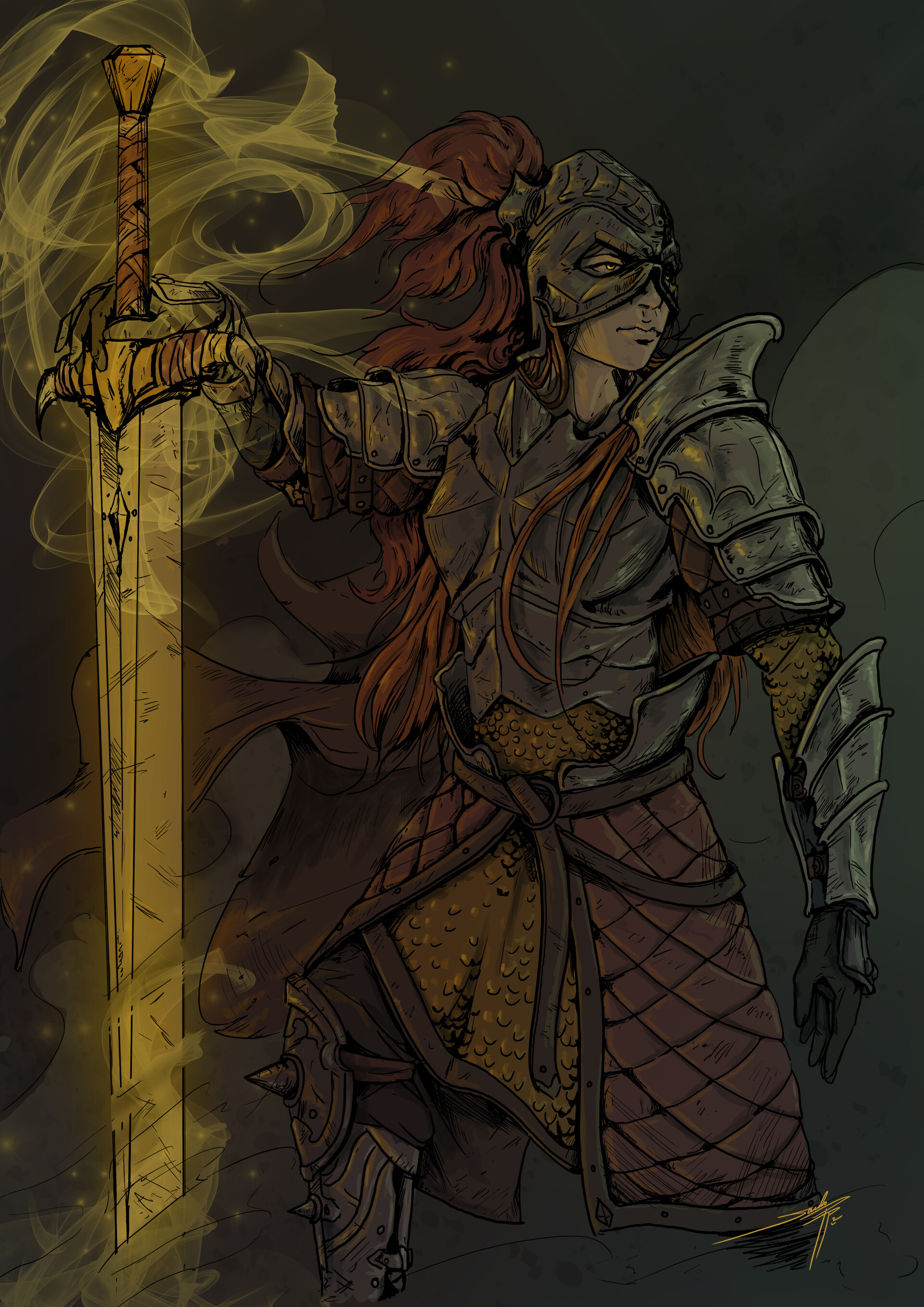 ArtStation - The Ancient Sword.