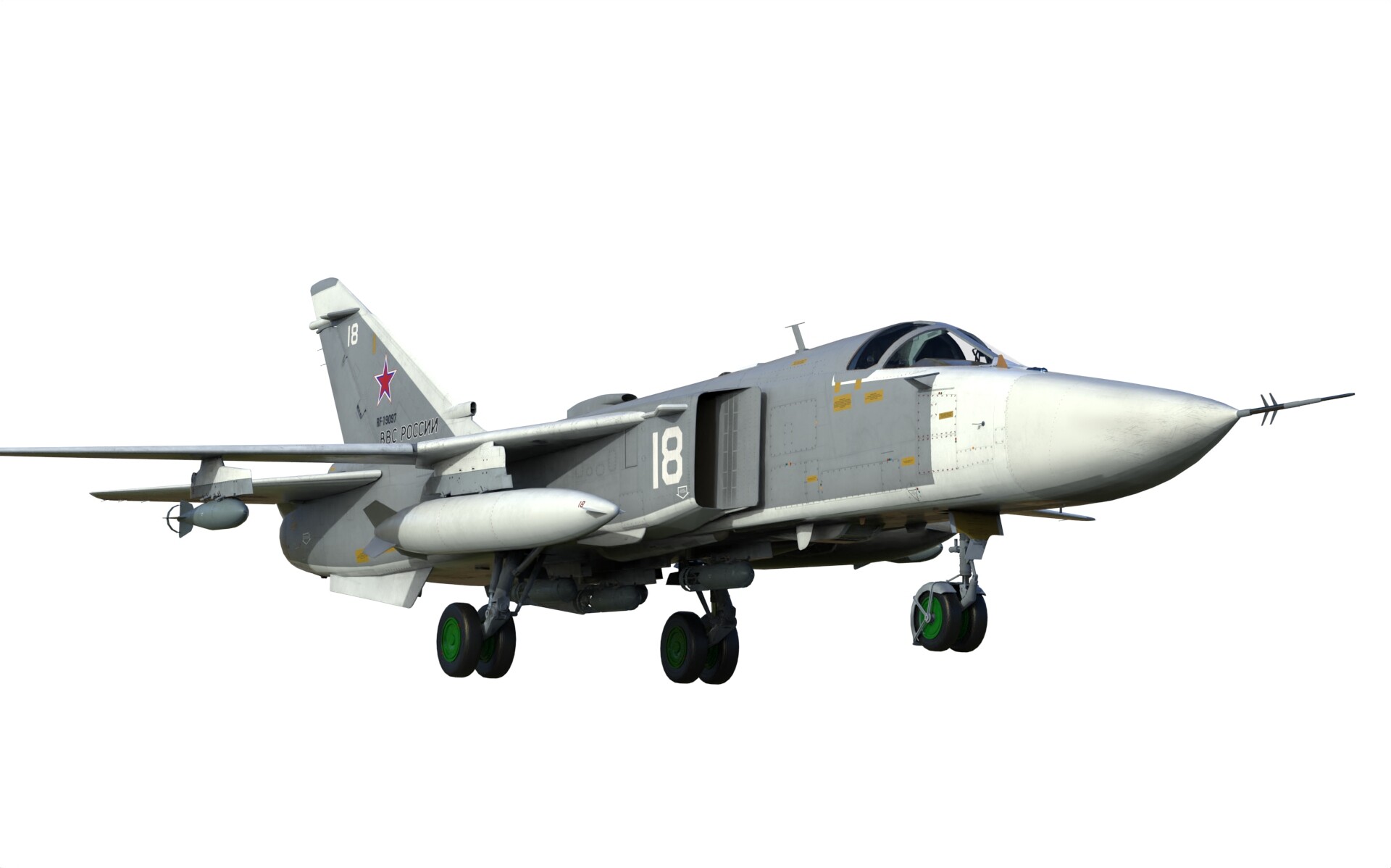 Tim Samedov - Su-24M Fencer Bomber 3D model