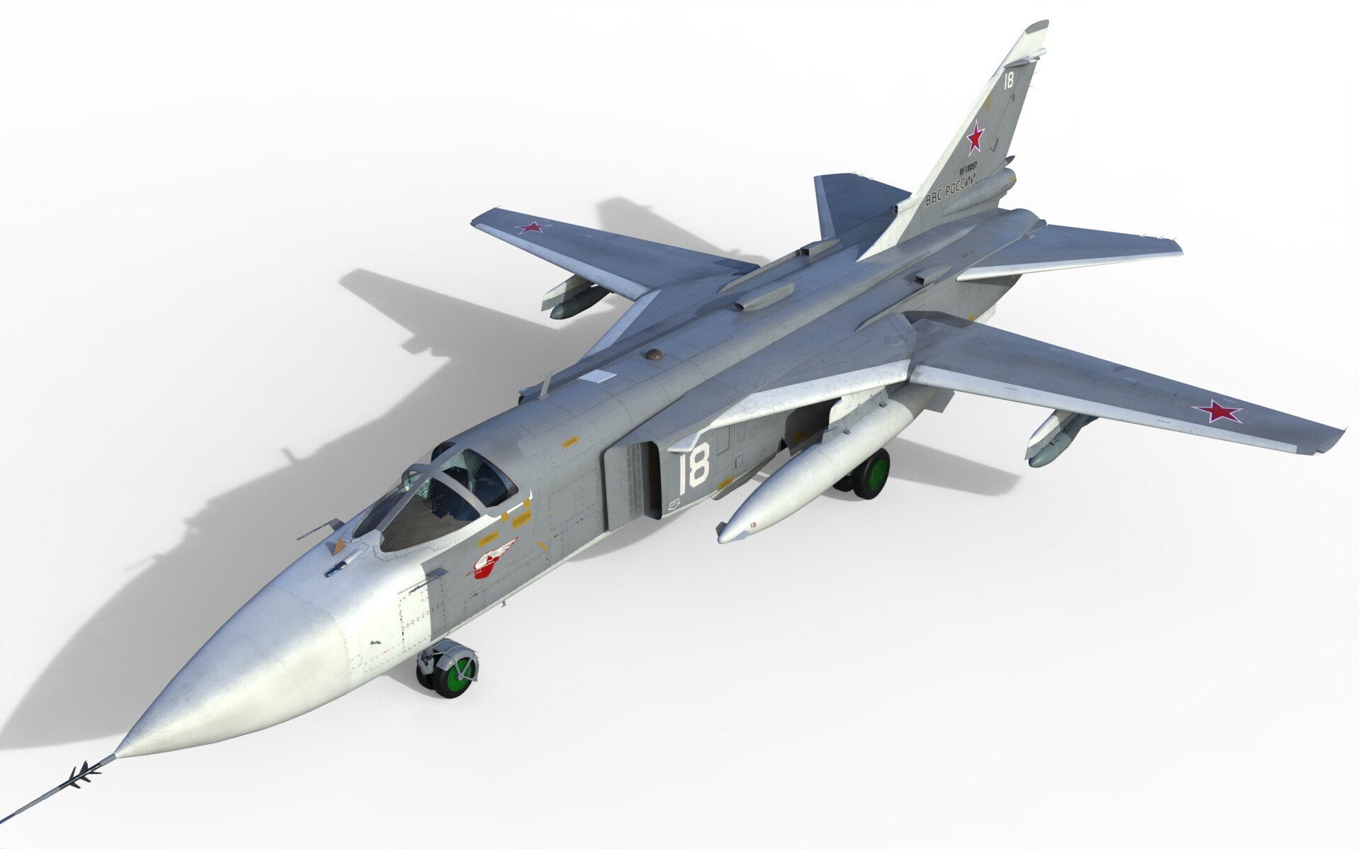 Tim Samedov - Su-24M Fencer Bomber 3D model
