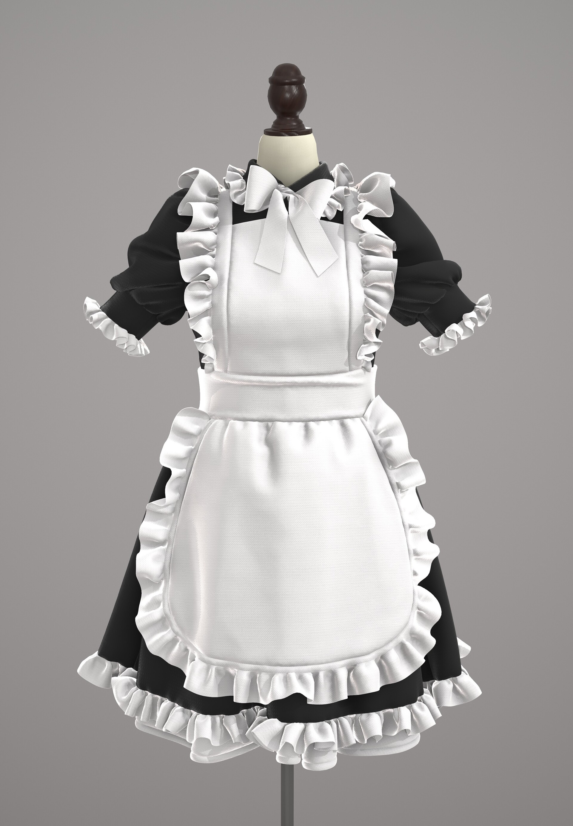 ArtStation - Maid Dress