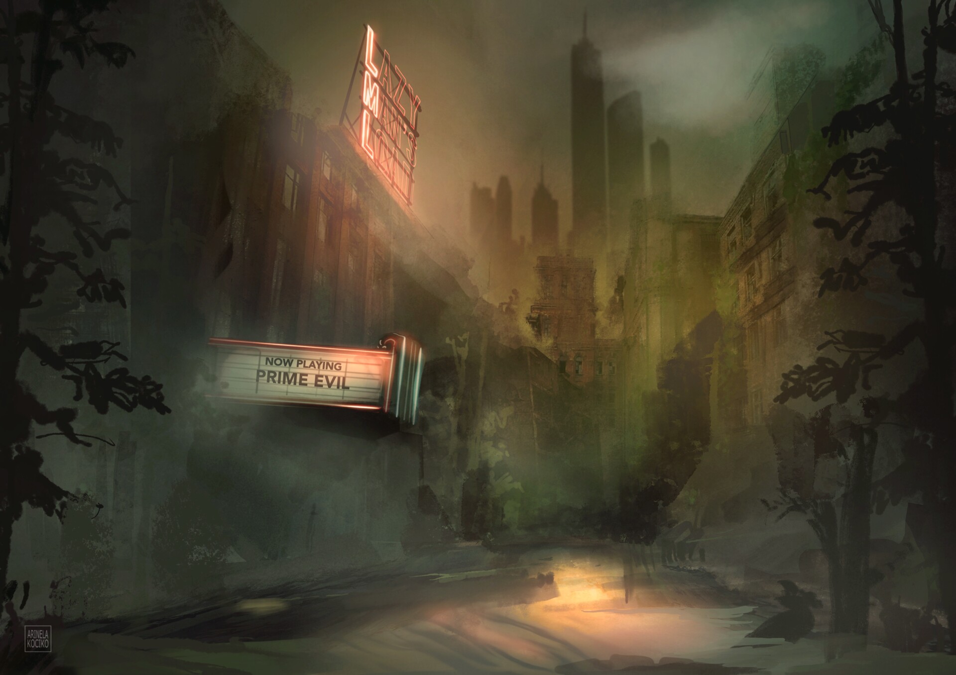 ArtStation - Post apocalyptic landscape