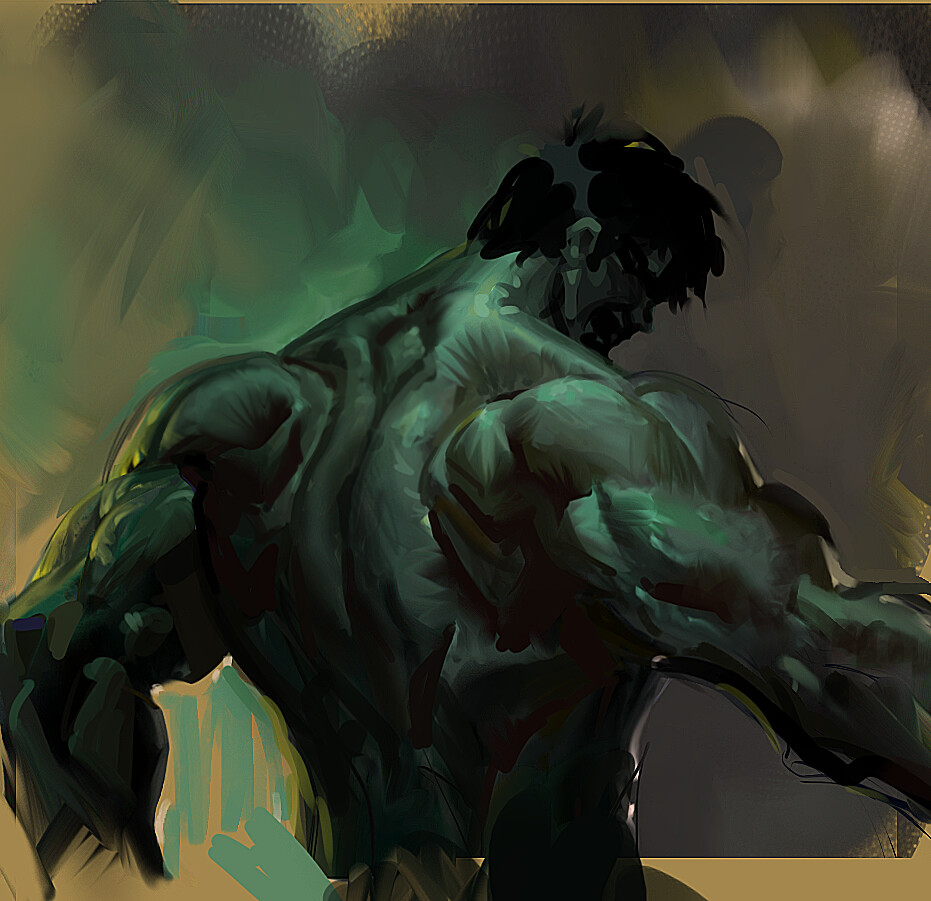 ArtStation - Hulk sketch