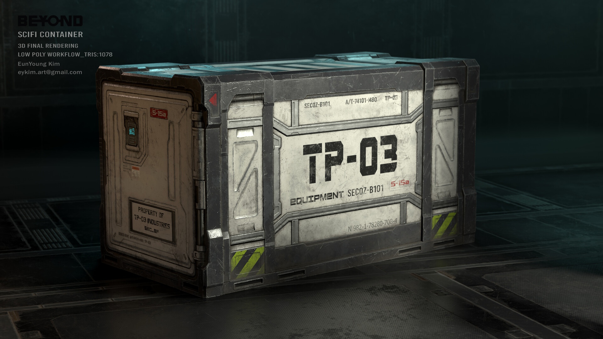 ArtStation - Sci-fi Container concept_"Beyond"