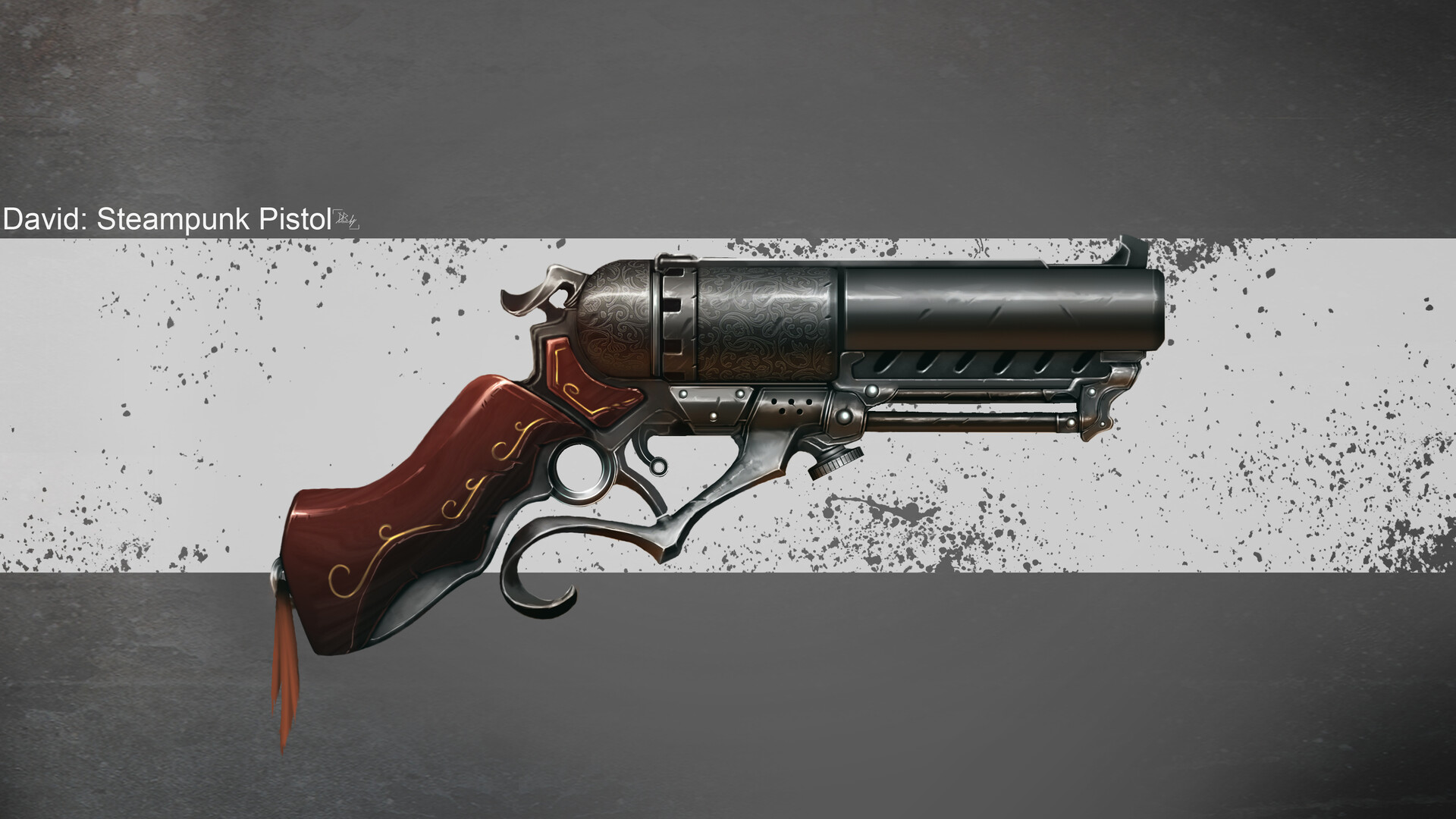 ArtStation - Steampunk Pistol