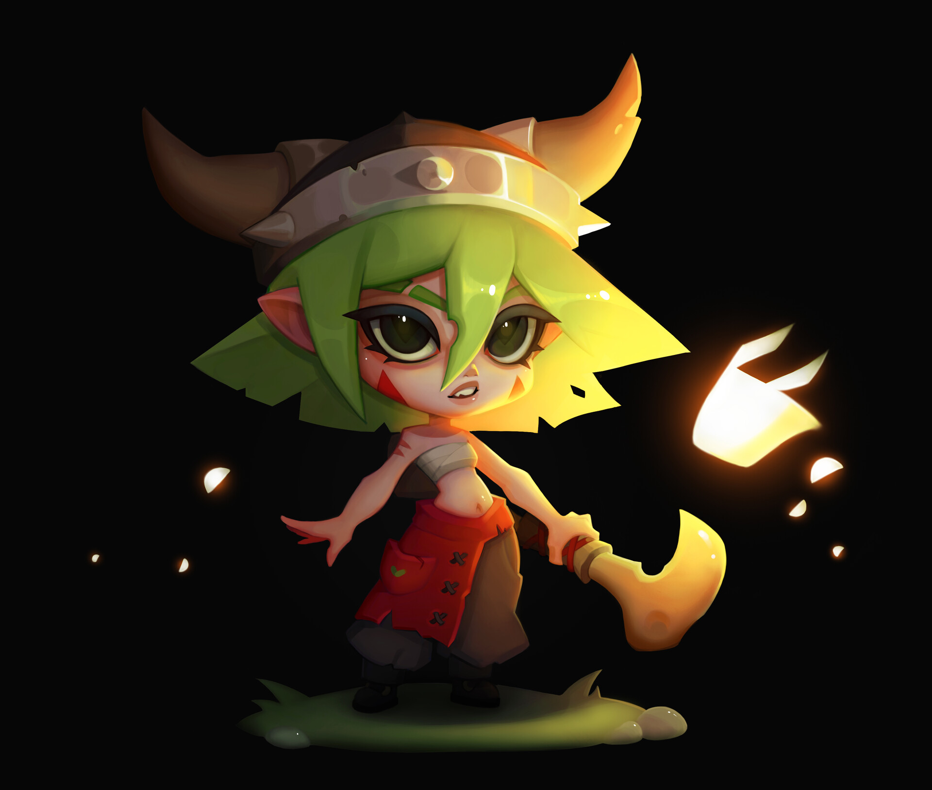 ArtStation - Chibi viking