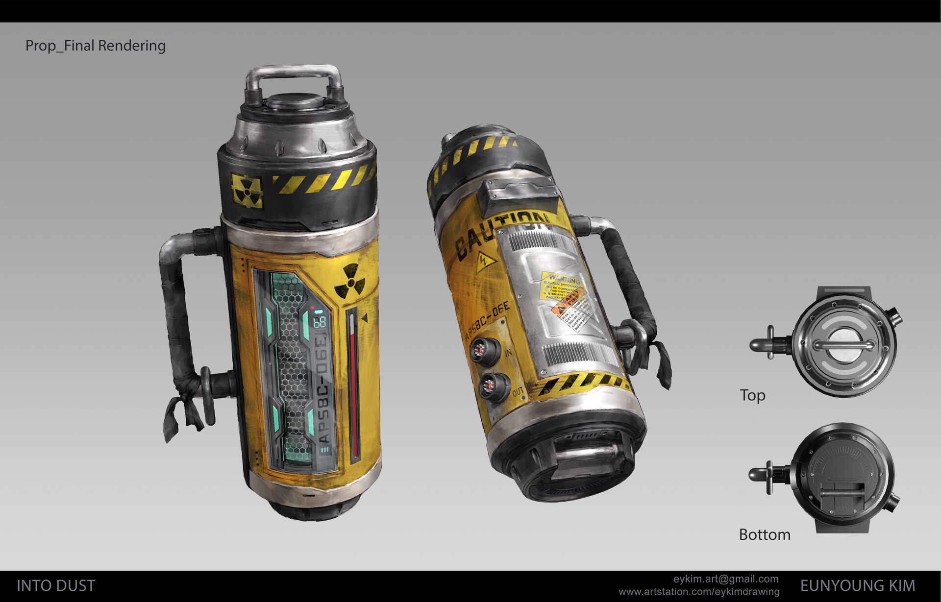 ArtStation - Sci-fi battery_ "Into Dust"