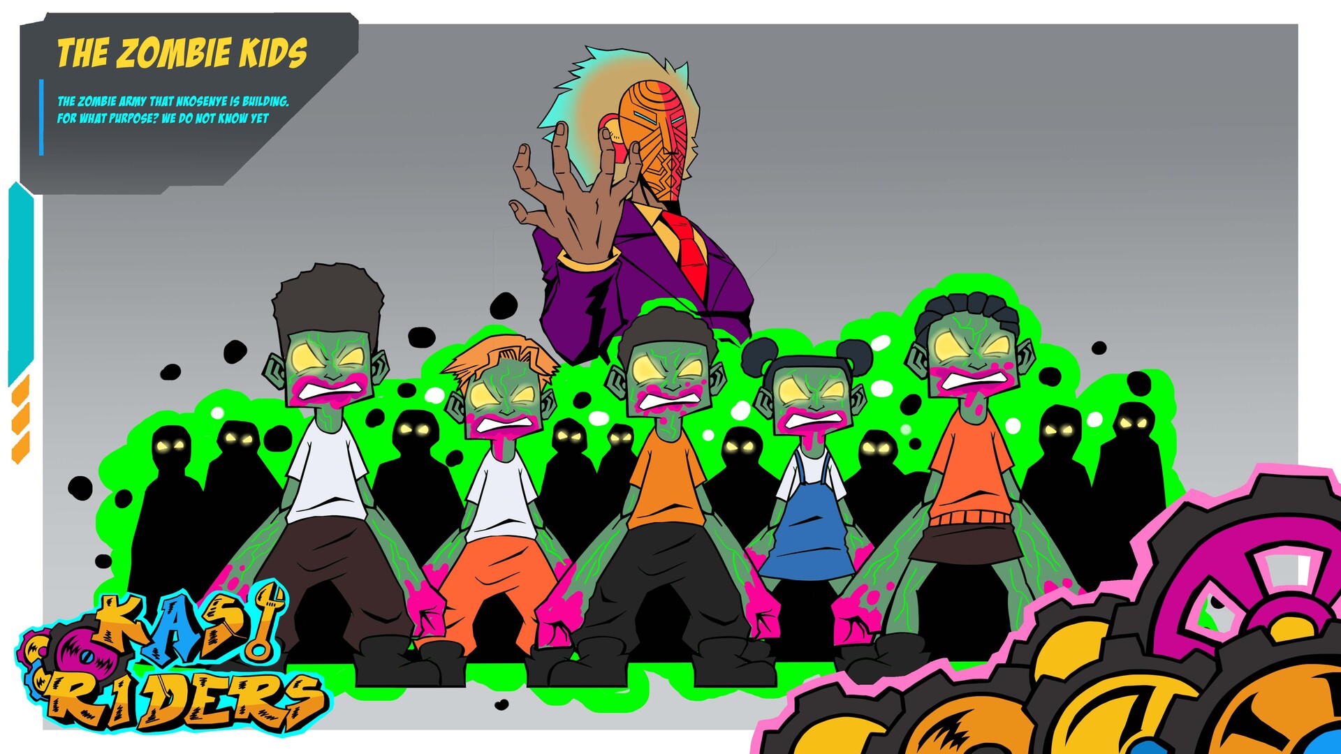ArtStation - KASI RIDERS ORIGINAL CHARACTER DESIGNS (villain/Zombie army)