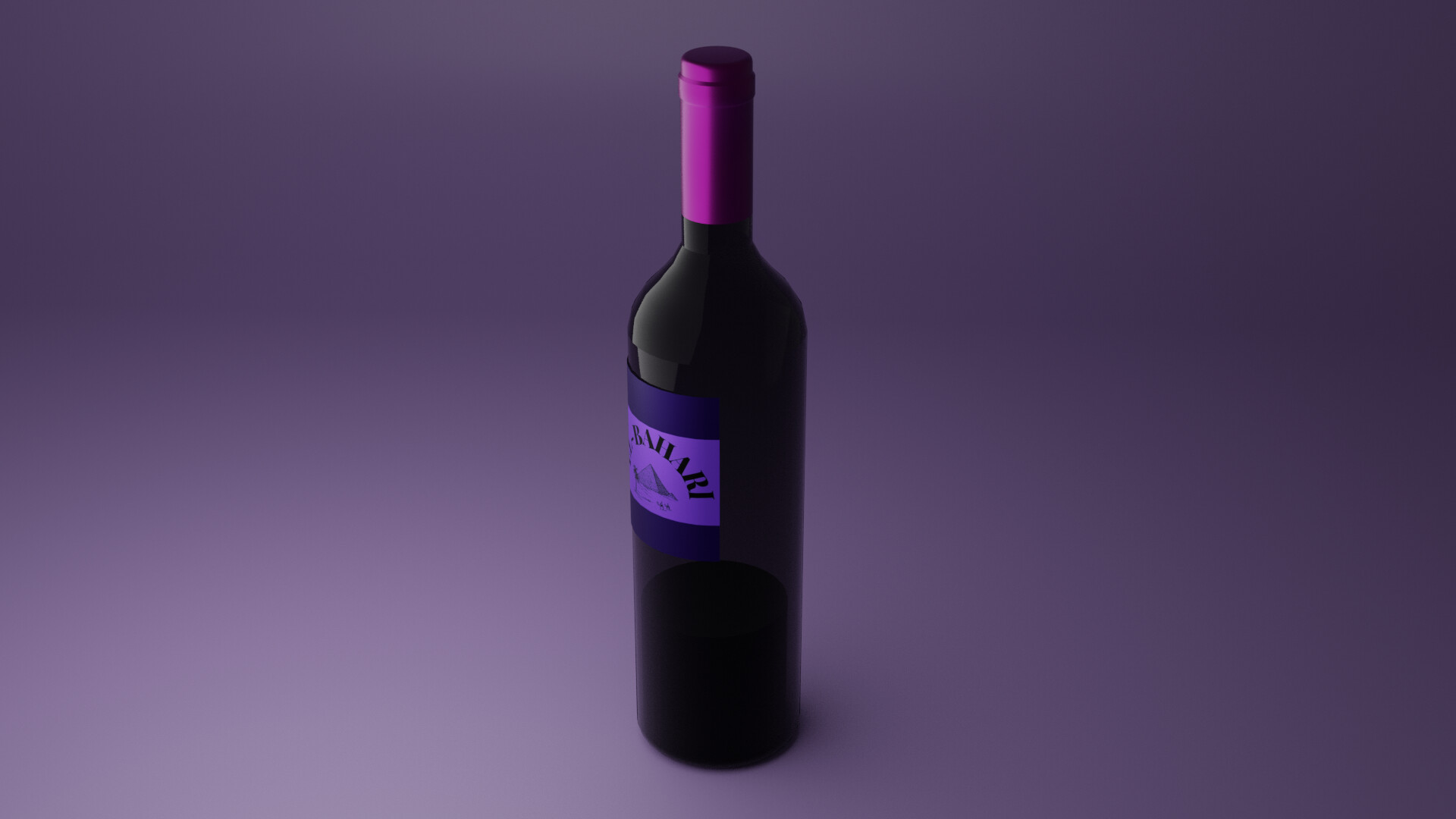 ArtStation - Wine Bottle