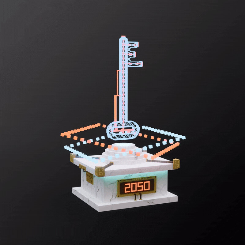 ArtStation - Futuristic Key Statue