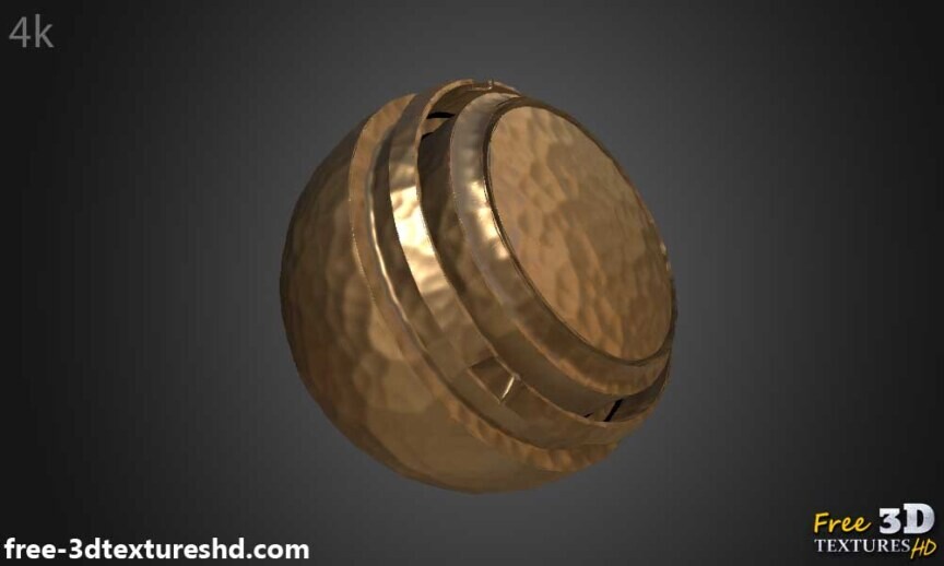 copper texture 3d
