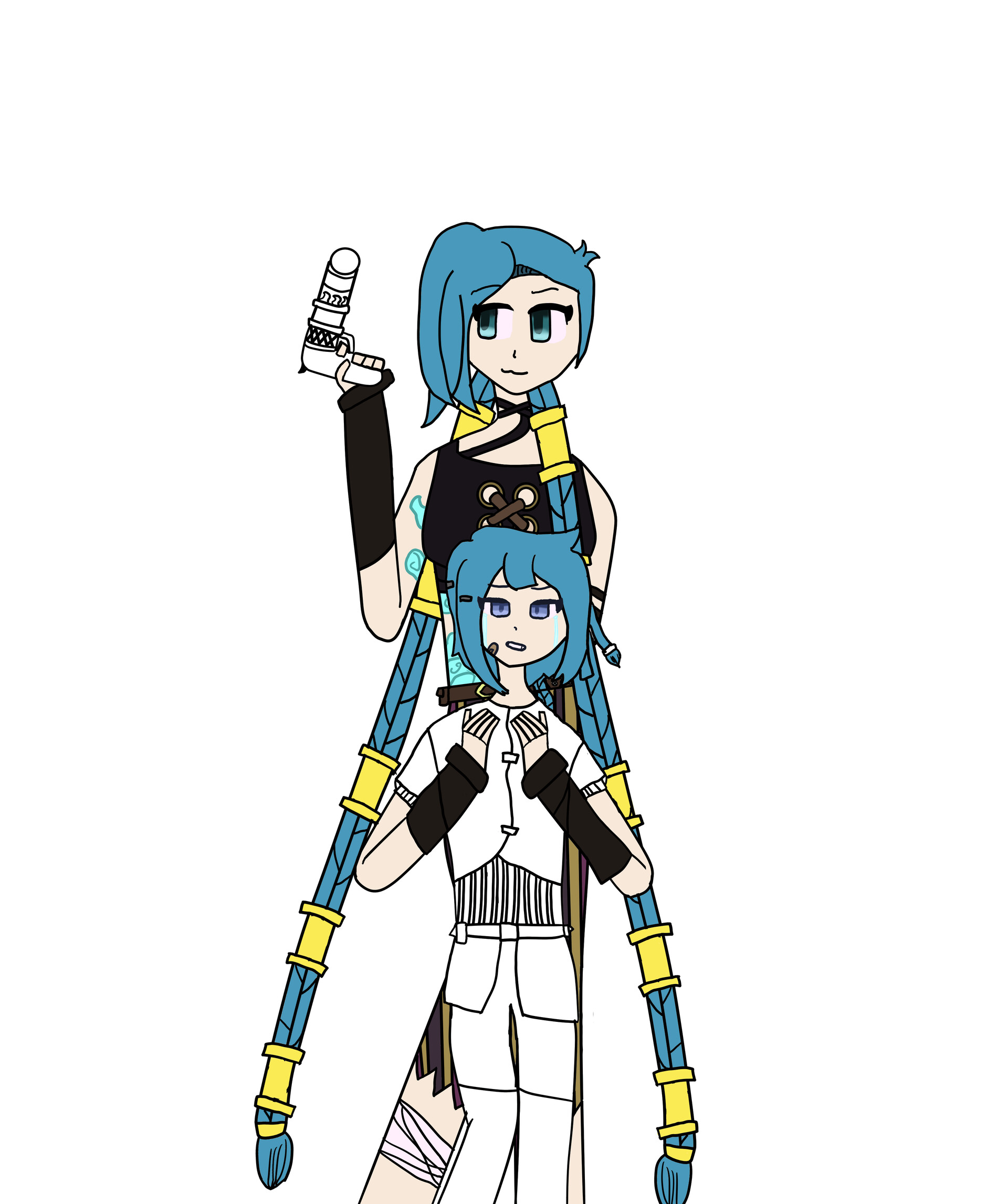 ArtStation - Jinx and powder (unfinished)