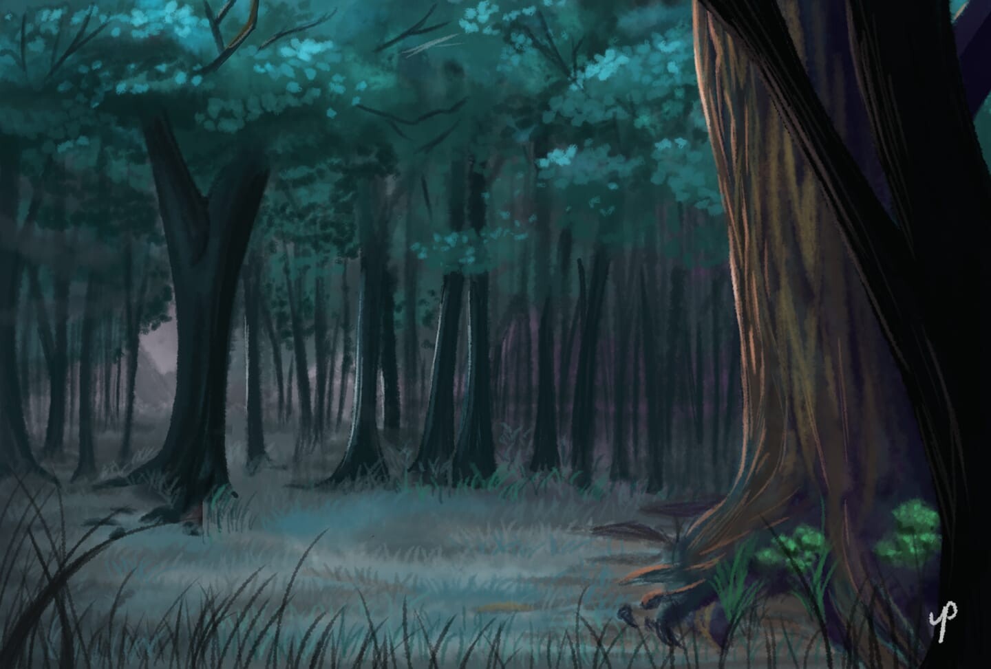 ArtStation - Dark Woods, YP 2020