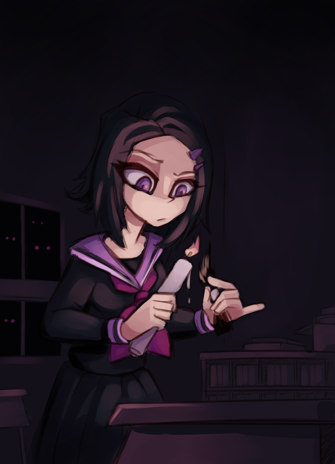 Chriss Ulysseo - Kat Fanart | Project Kat Paper lily