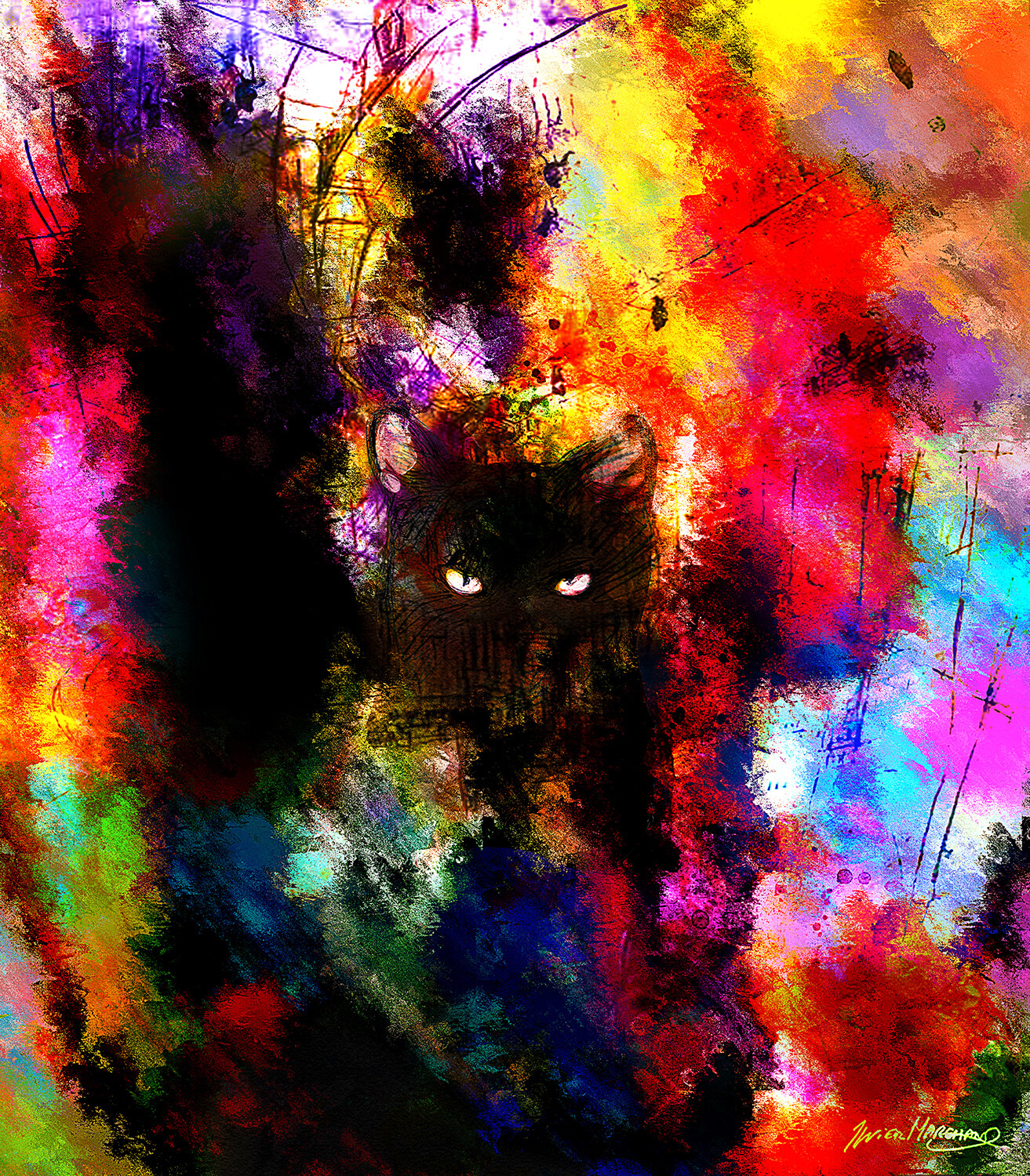 ArtStation - Chat noir