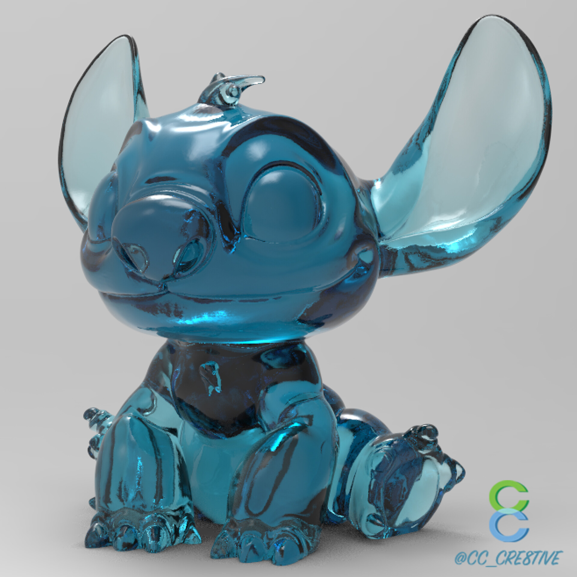 ArtStation - 3D Stitch Experiment 626 Fan Art