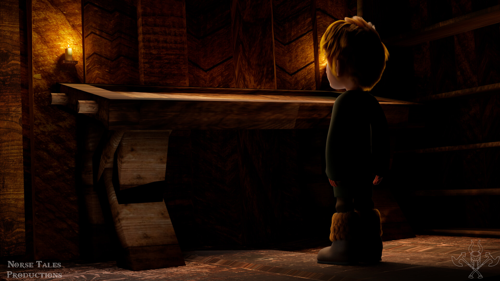 ArtStation - Young Hiccup in workshop