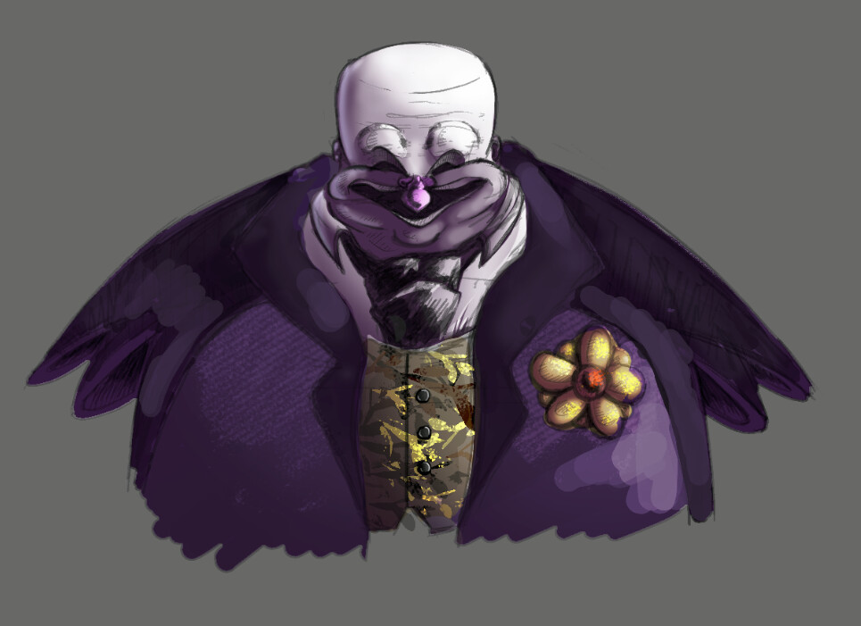 ArtStation - Evil Clown Ghost Concept
