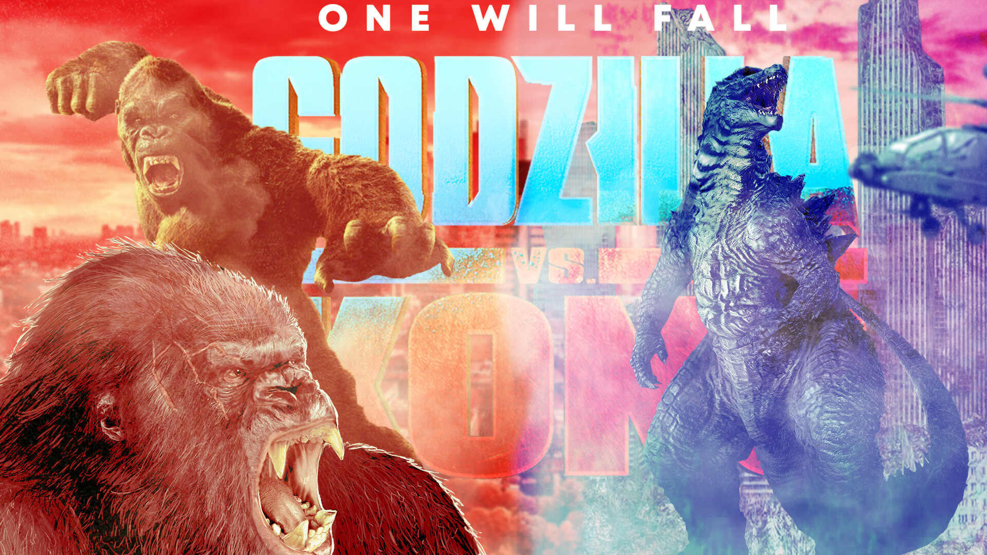 ArtStation - king kong vs godzilla 2021 poster