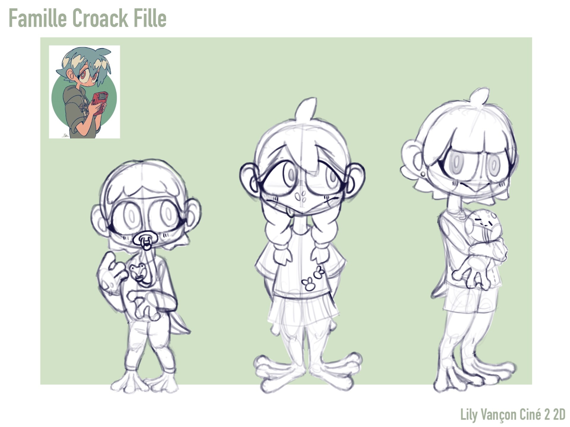 ArtStation - Chara Design Jeu des Sept Familles