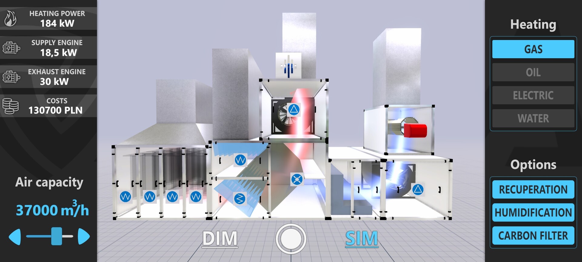 Michał Tutka - Air Handling Unit Selection APP