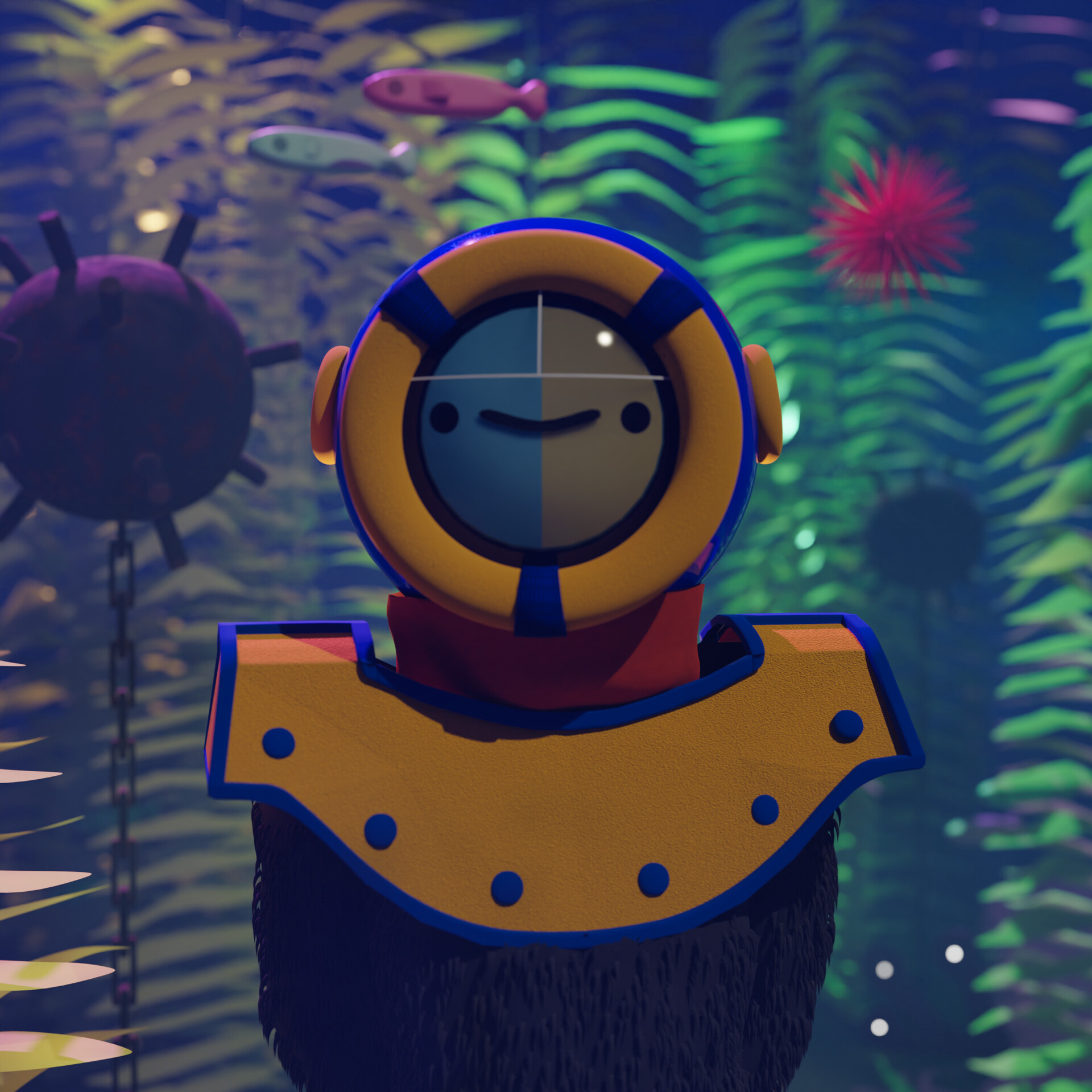 ArtStation - Unfrown in the Kelp Forest (Tribute to Swardy's Secret Sky ...