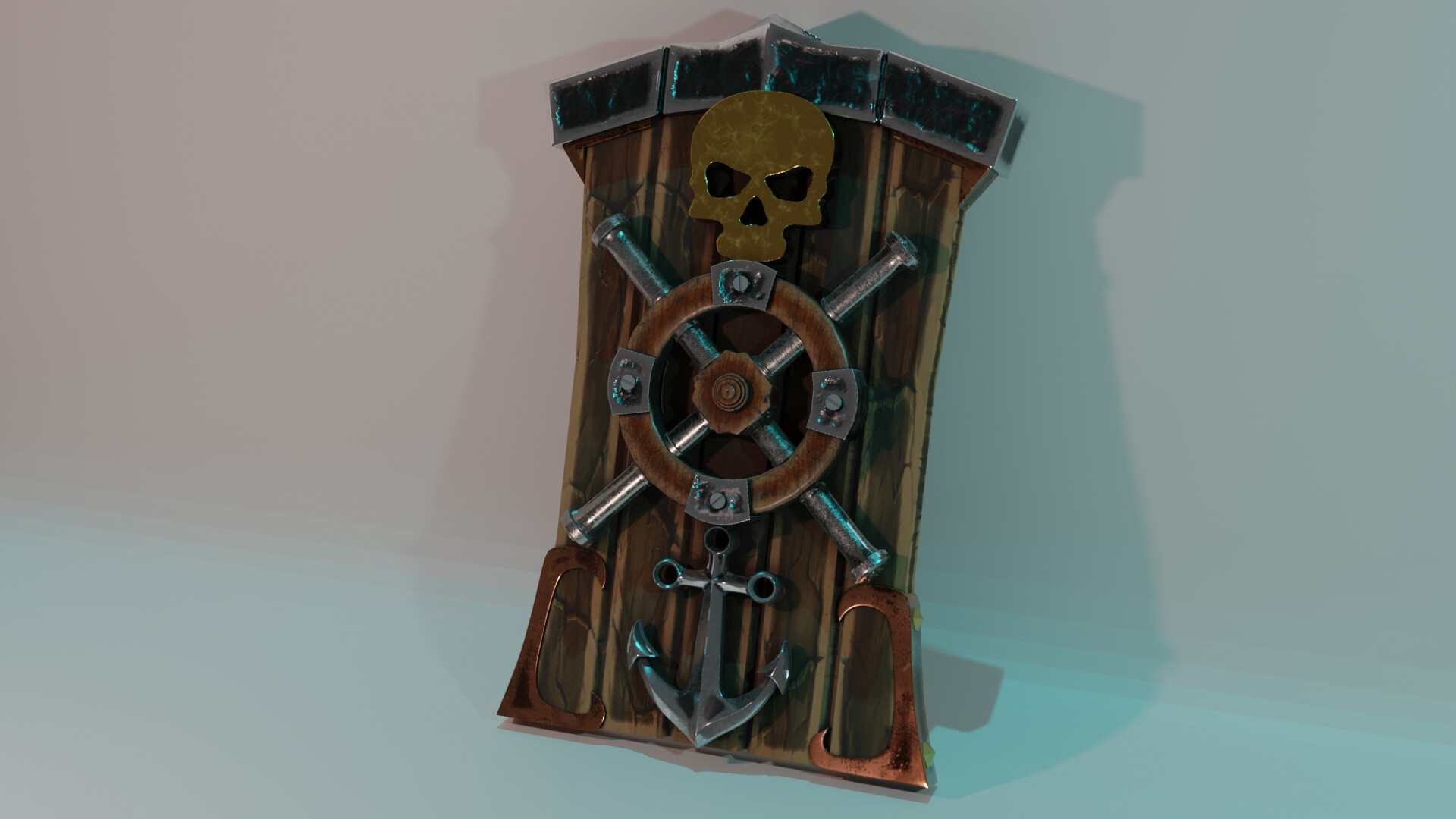 ArtStation - Braum Pirate Shield