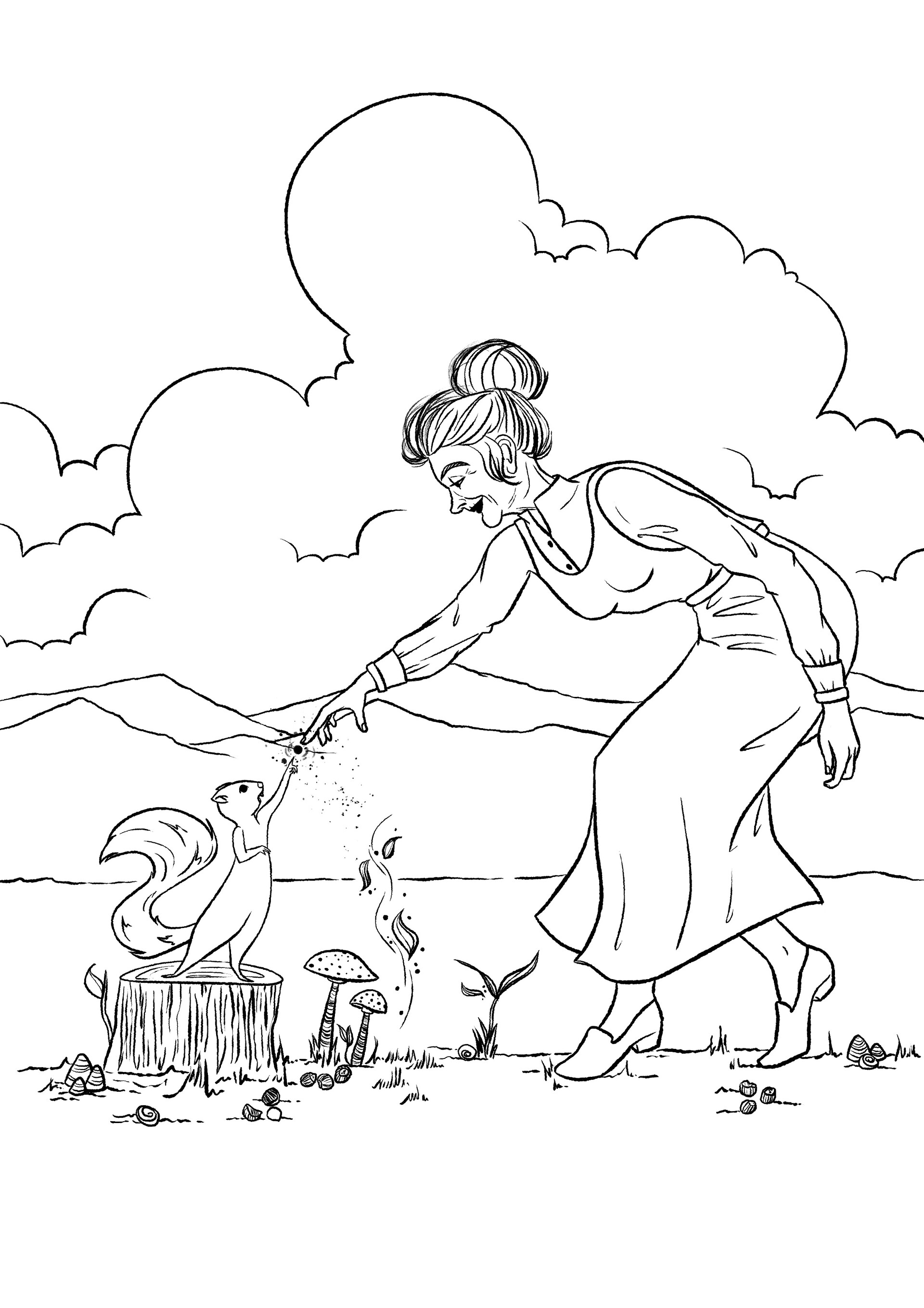 Whitney Silva - The Old Lady and the Squirrels