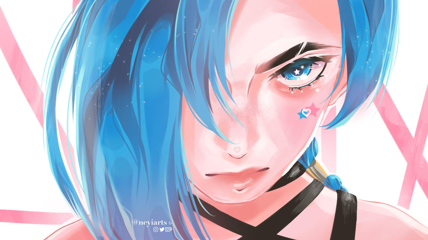 ArtStation - jinx fan art .ᐟ