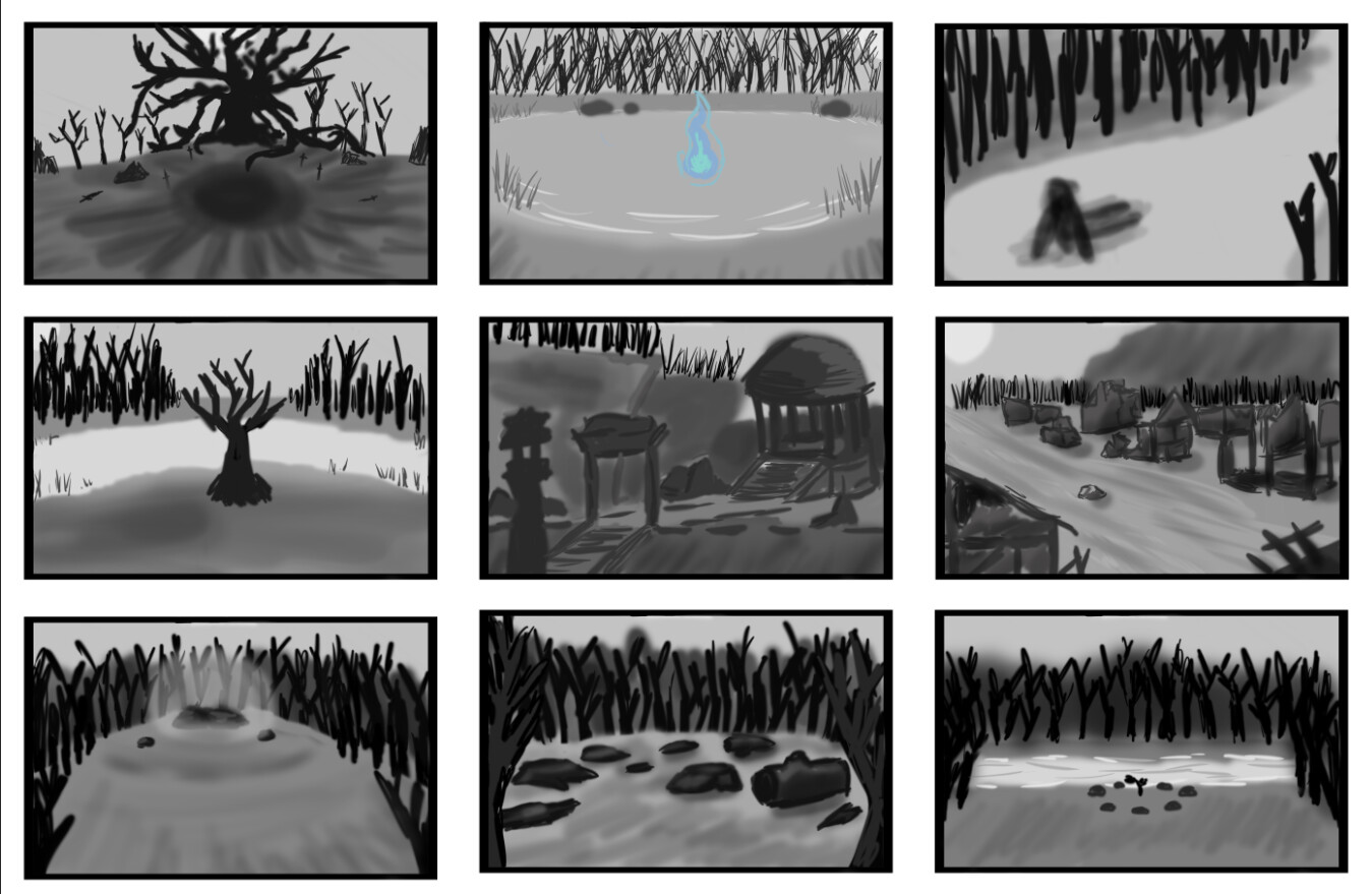 ArtStation - "Ashes Of The Past" Project . Concept Art / Map design ...