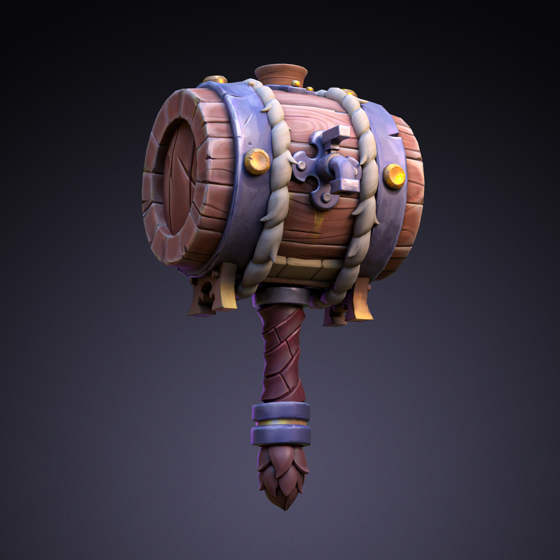 ArtStation - Barrel hammer