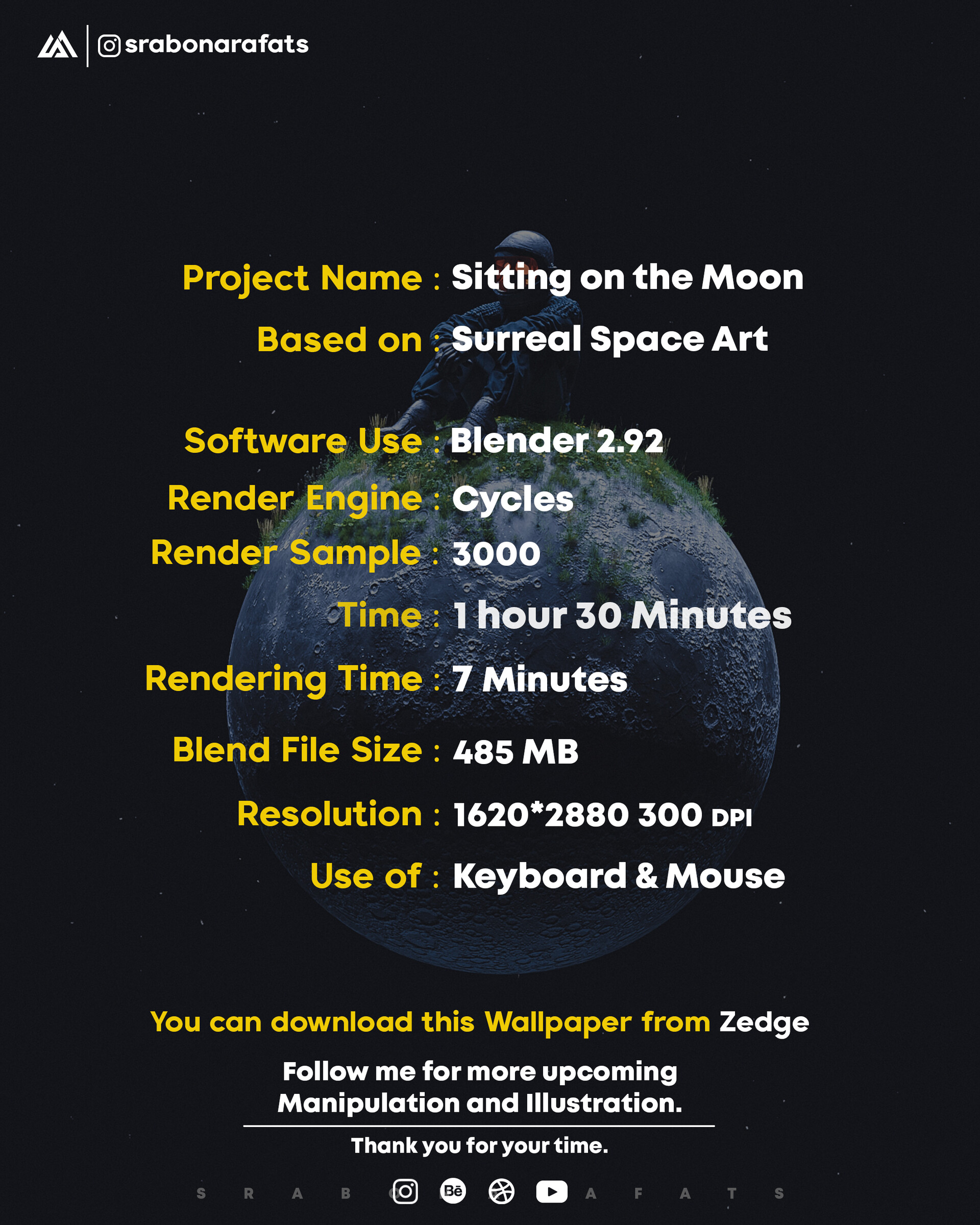 Srabon Arafat - Sitting on the Moon