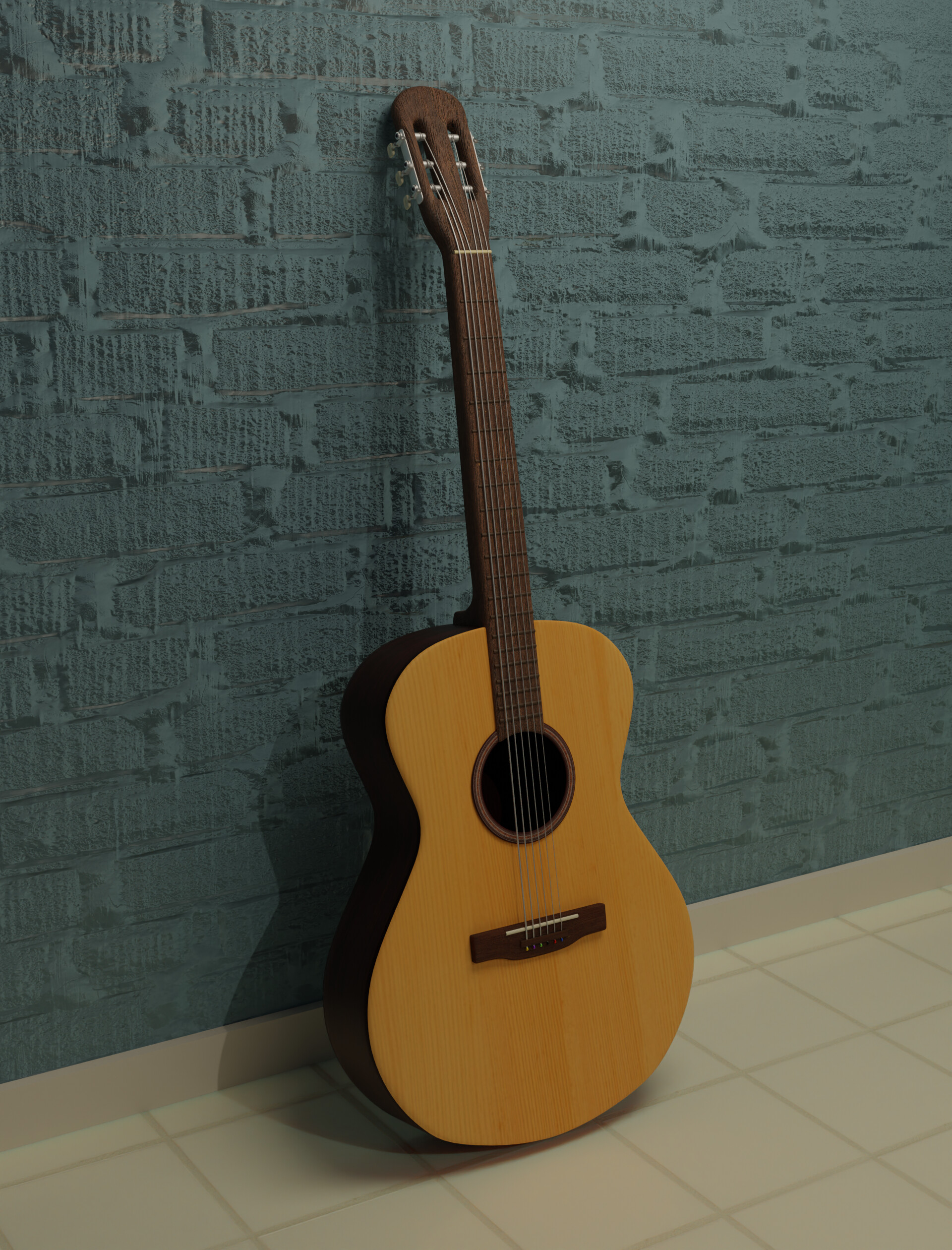ArtStation - Guitar 3D Model